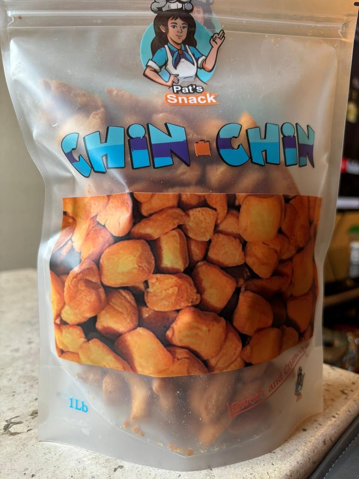 pack of Pat's Snack Chin Chin - Sweet & Crunchy Snack - Walmart.com