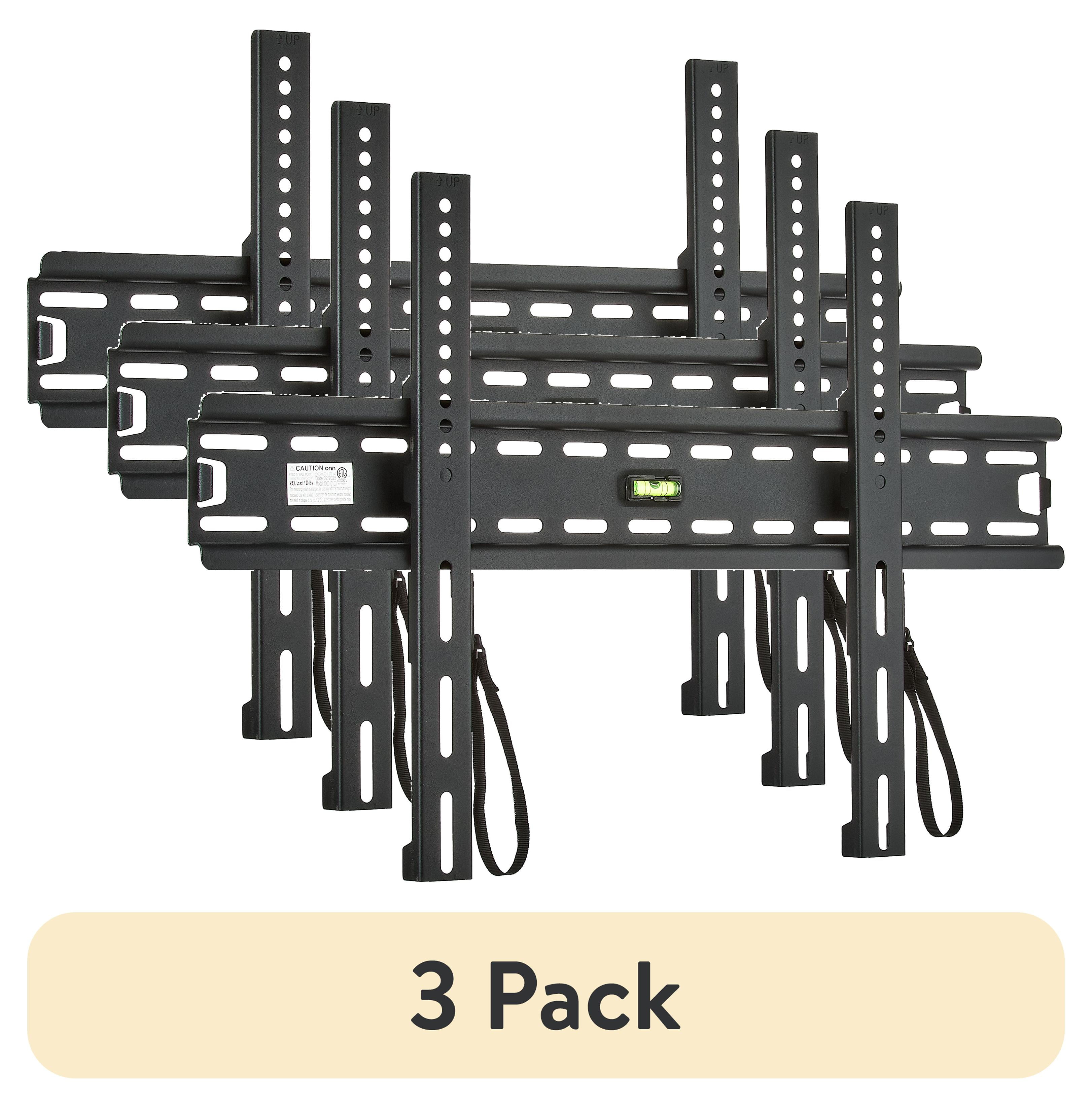 (3 pack) onn Fixed Mount for 32" to 86" TVs, ETL Listed, Fixed, Holds ...