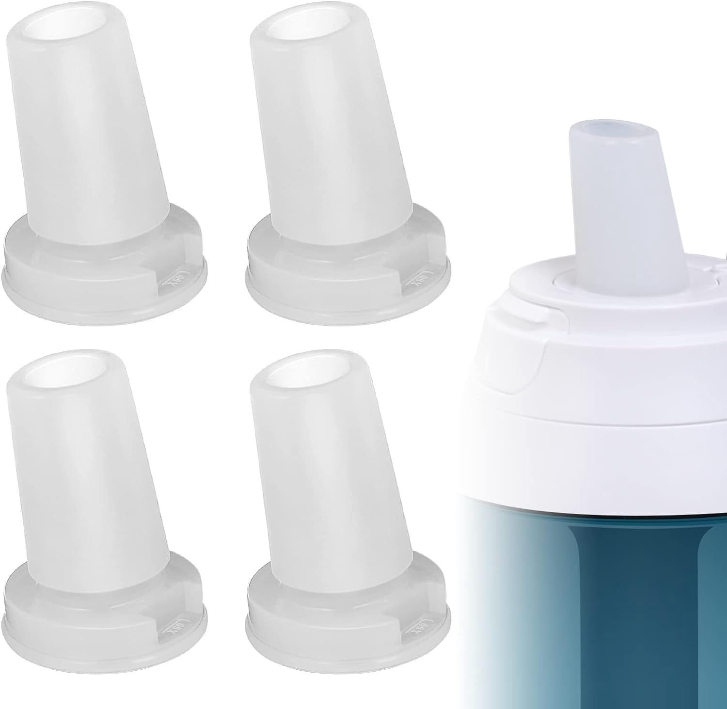 3-pack silicone water bottle mouthpiece replacement parts for filtered ...