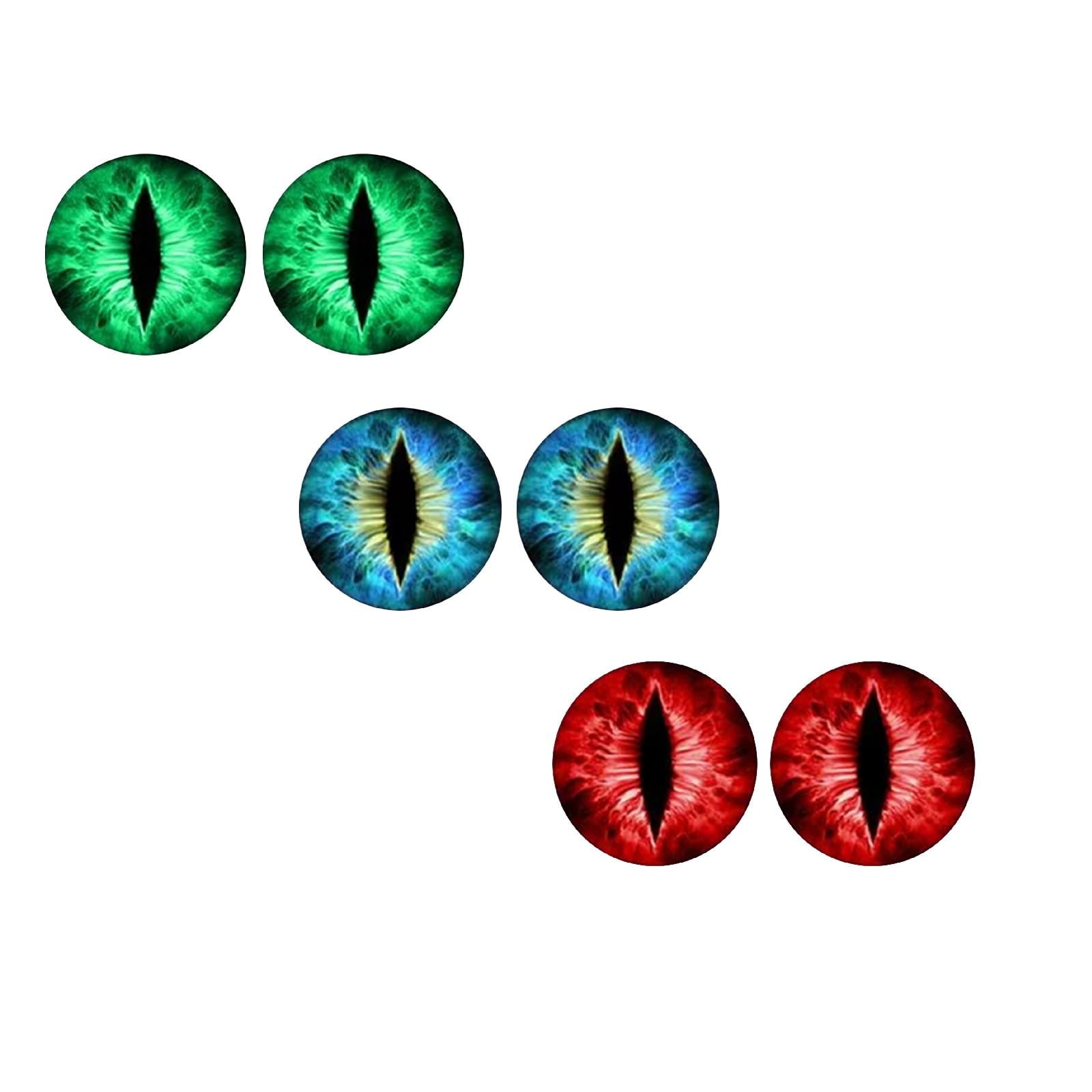 3 pairs Beast Eyes Headlight Decals Pair, 3D Stereo Eyes Stickers Decal ...