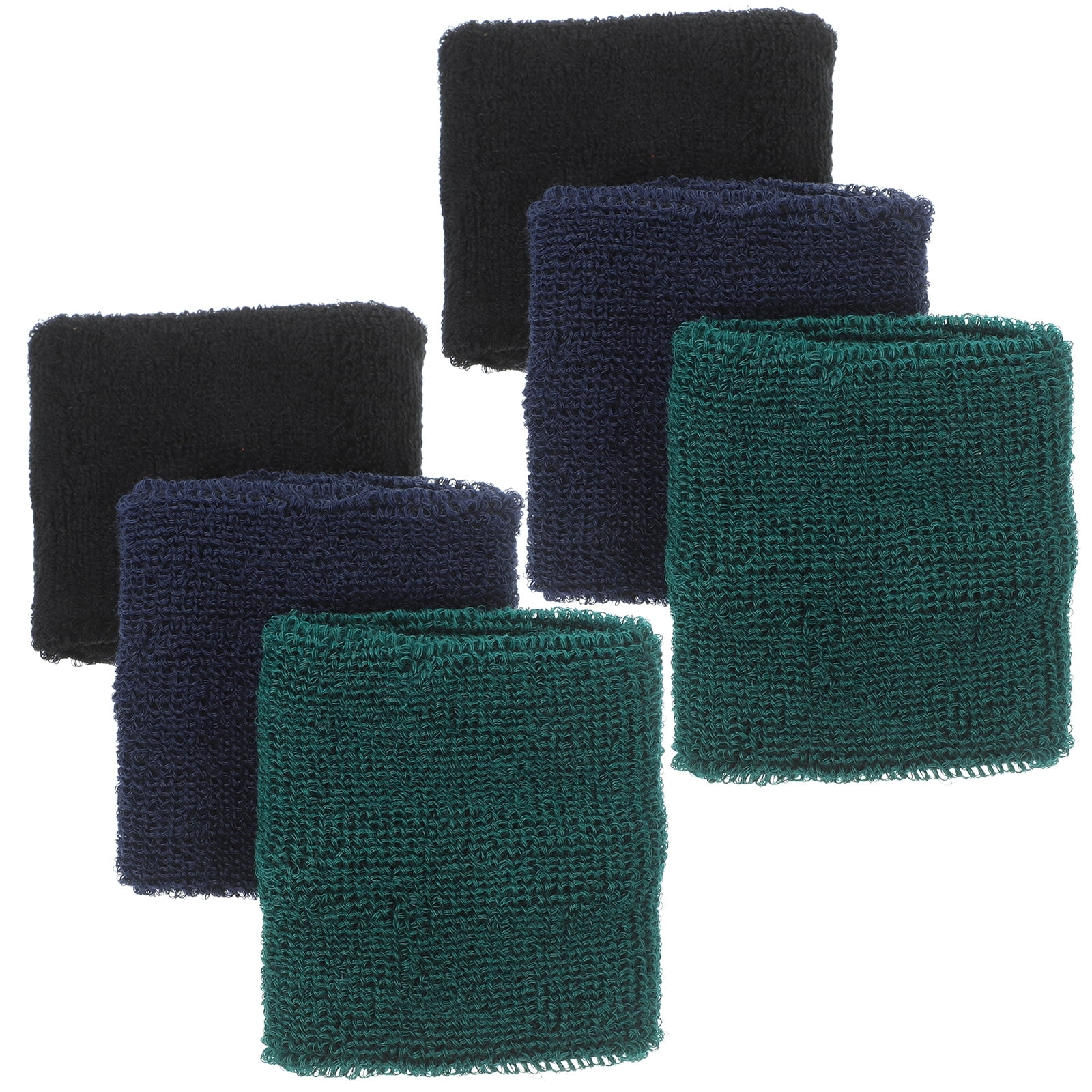 3 pairs of wrist sweatbands sports sweatbands sports wrist bands for ...