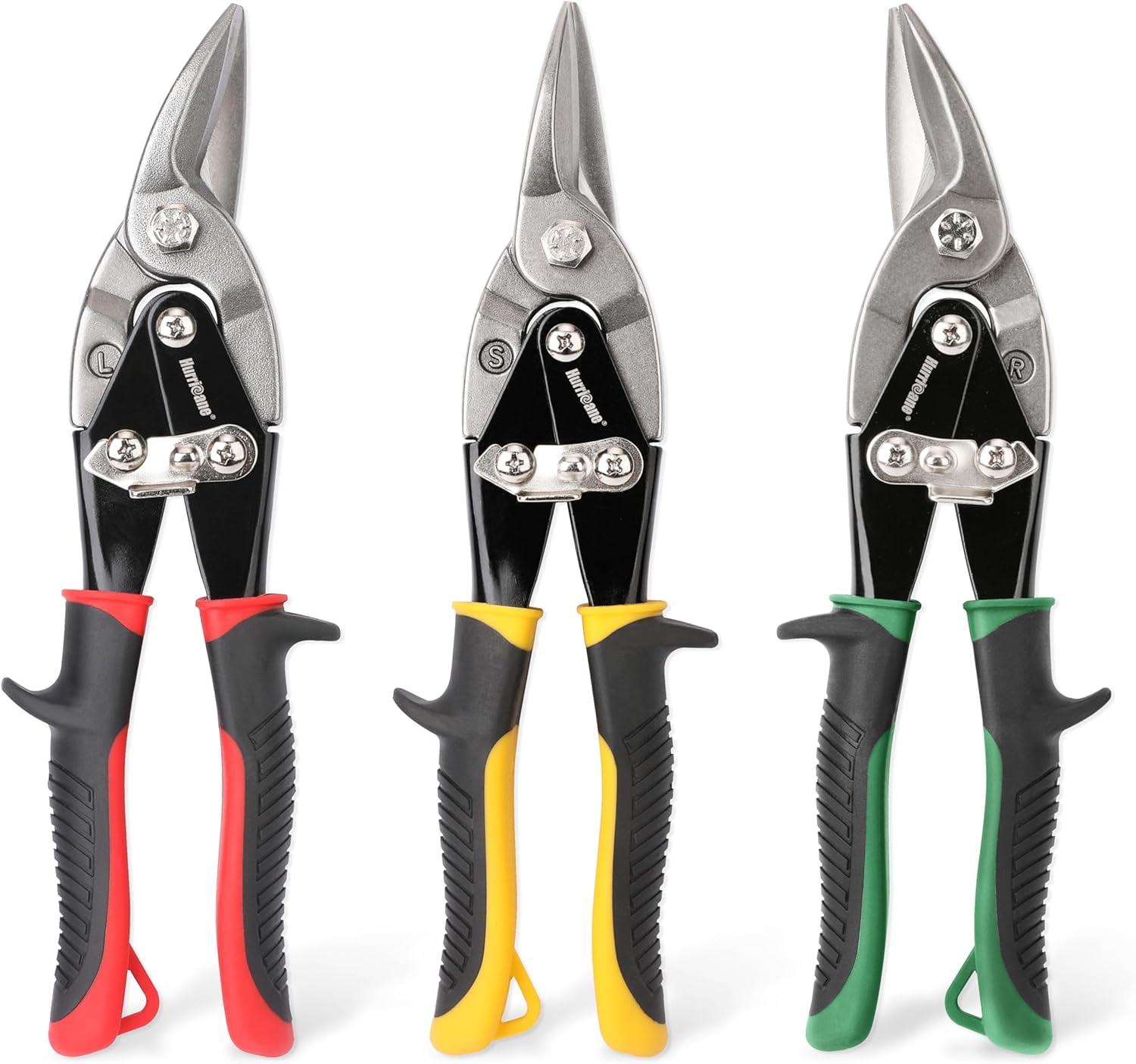 3 pc Aviation Tin Snips Set, Metal Cutter Shear for Cut Sheet Metal ...