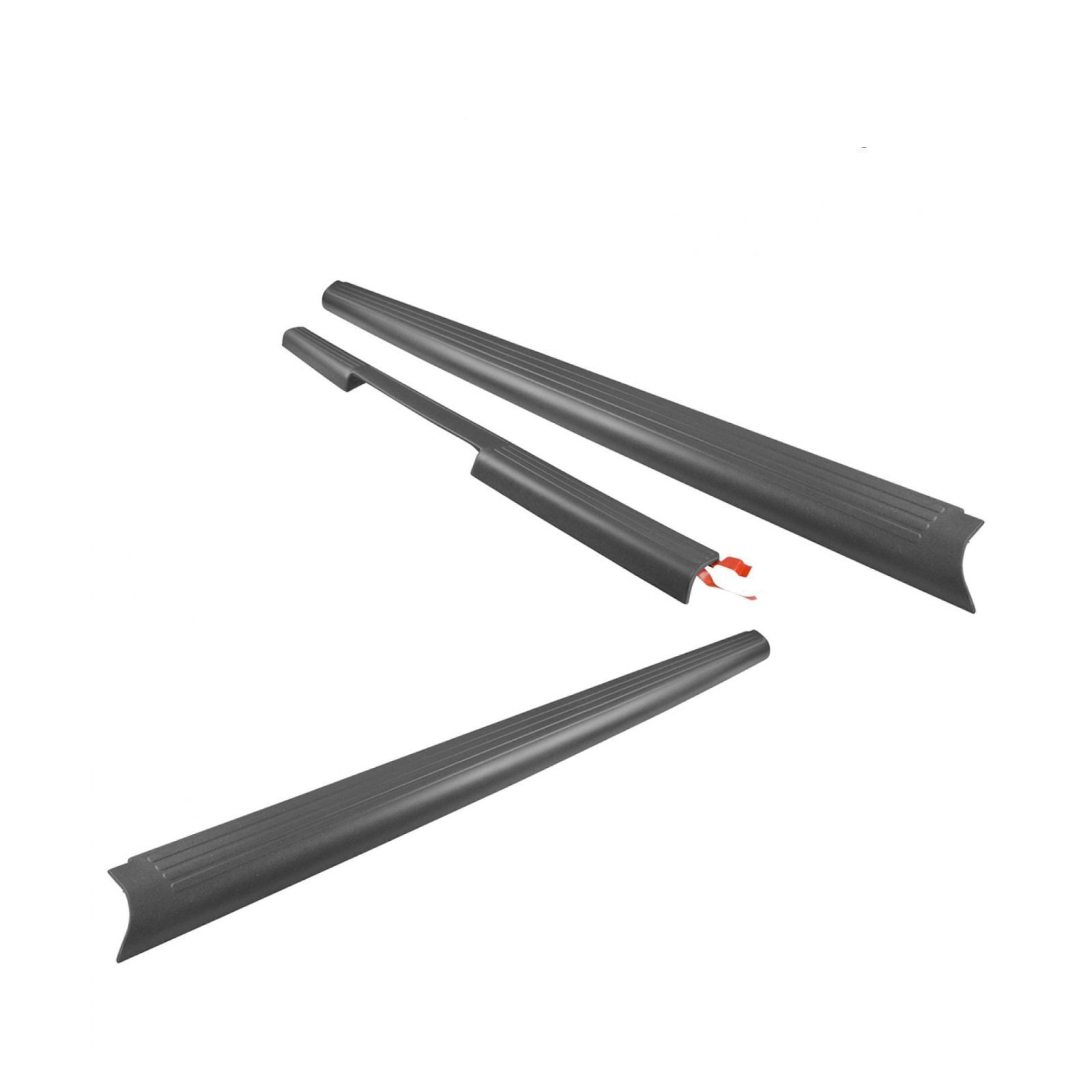 3-pc Black Plastic Bed Rail Kit For 2005 Nissan Frontier Extended Cab ...