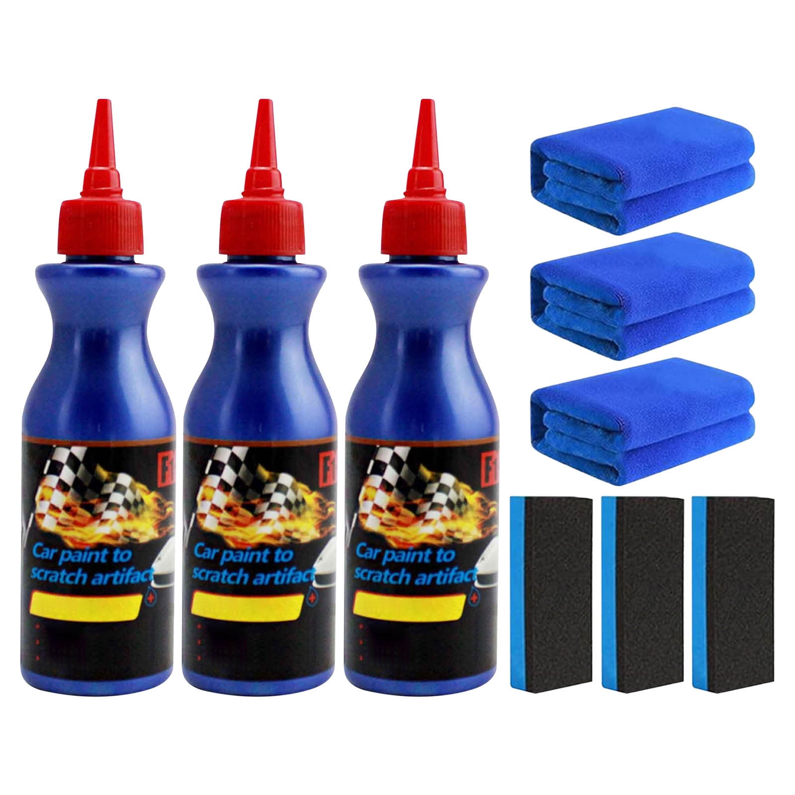 3 pc Car Paint Scratch Defects Strong Deep Cleaner Stain Repair Agent ...