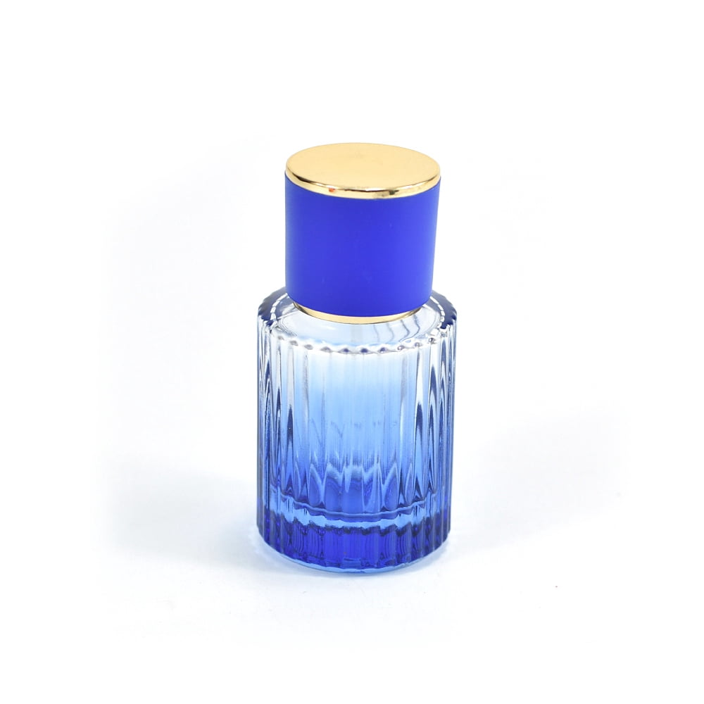 3 pc Column Glass Spray Bottle for Essential Oils Perfume Blue 4.1x8 ...