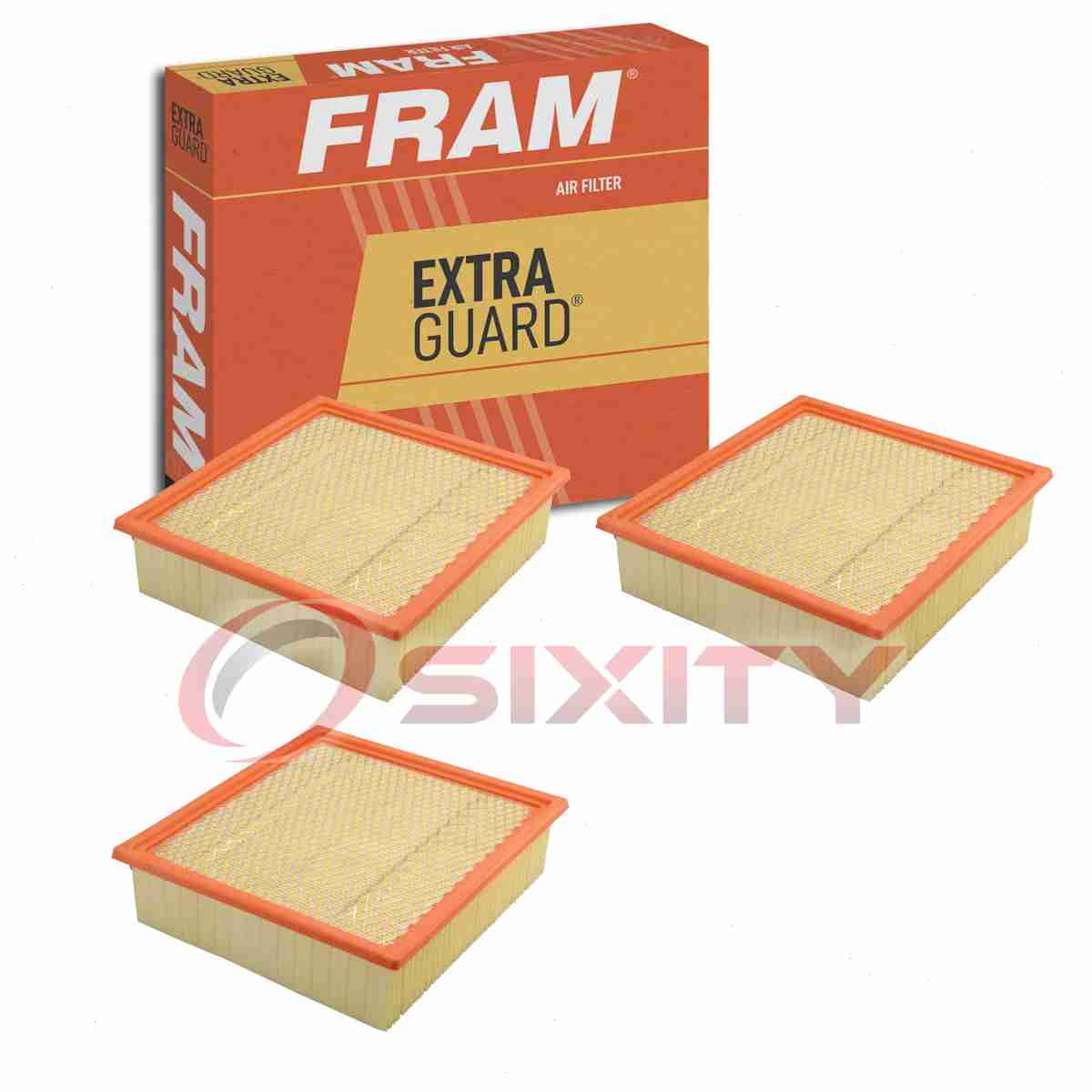 3 pc FRAM CA10262 Extra Guard Air Filters for 33-2365 49088 7R3V-9601 ...