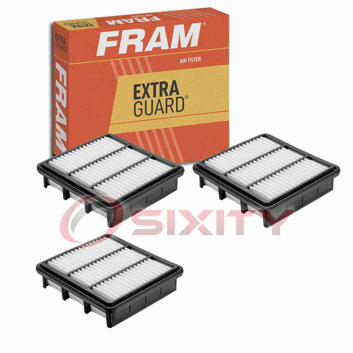 3 pc FRAM CA10470 Extra Guard Air Filters for 1503-0189 2724 42724 ...
