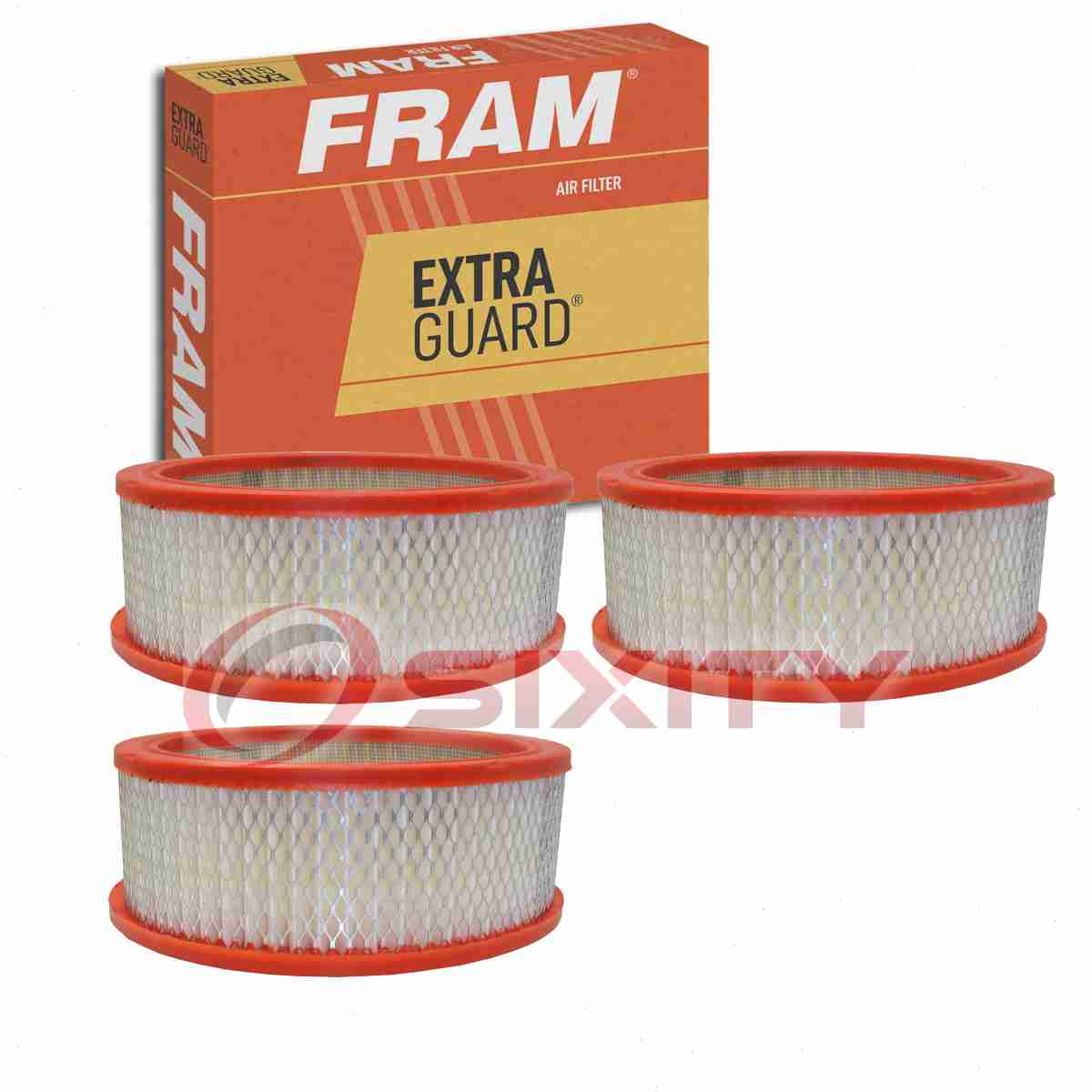 3 pc FRAM CA146 Extra Guard Air Filters for 5L-1203 5L1203 A264C Intake ...