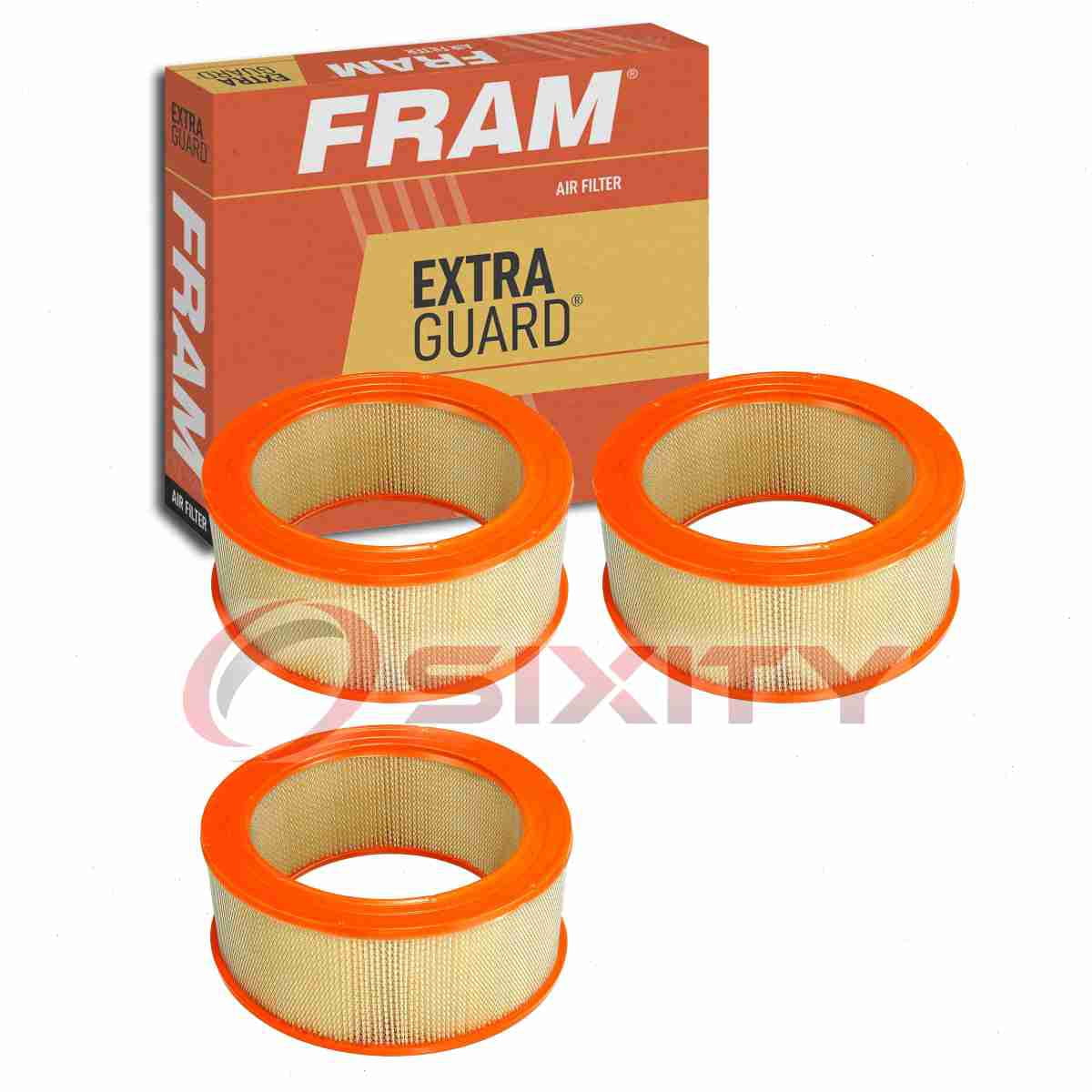 3 pc FRAM CA151 Extra Guard Air Filters for 2-303 A357C AA310 AF52 E ...