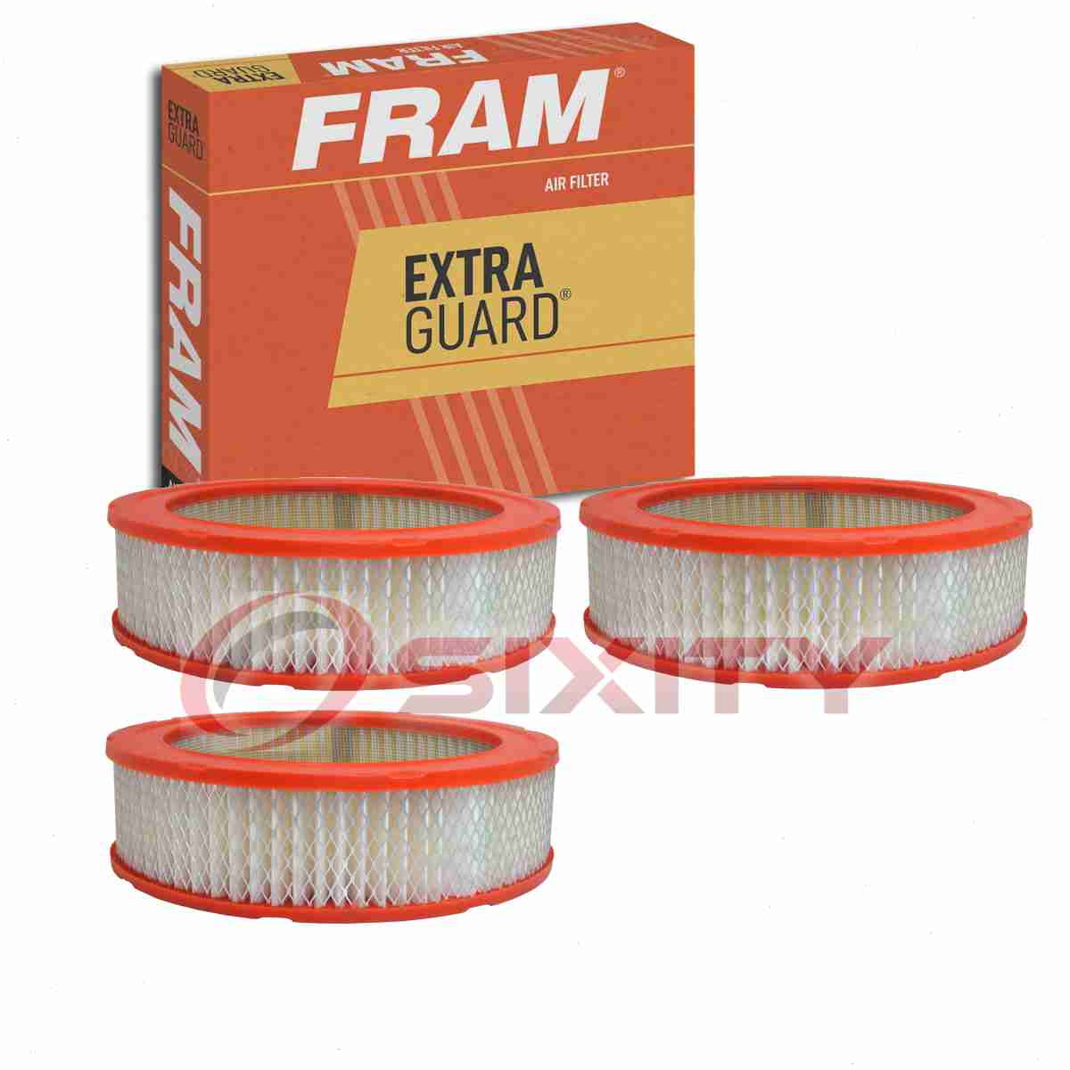 3 pc FRAM CA160 Extra Guard Air Filters for 70122N A787C AA325 AAF-122 ...