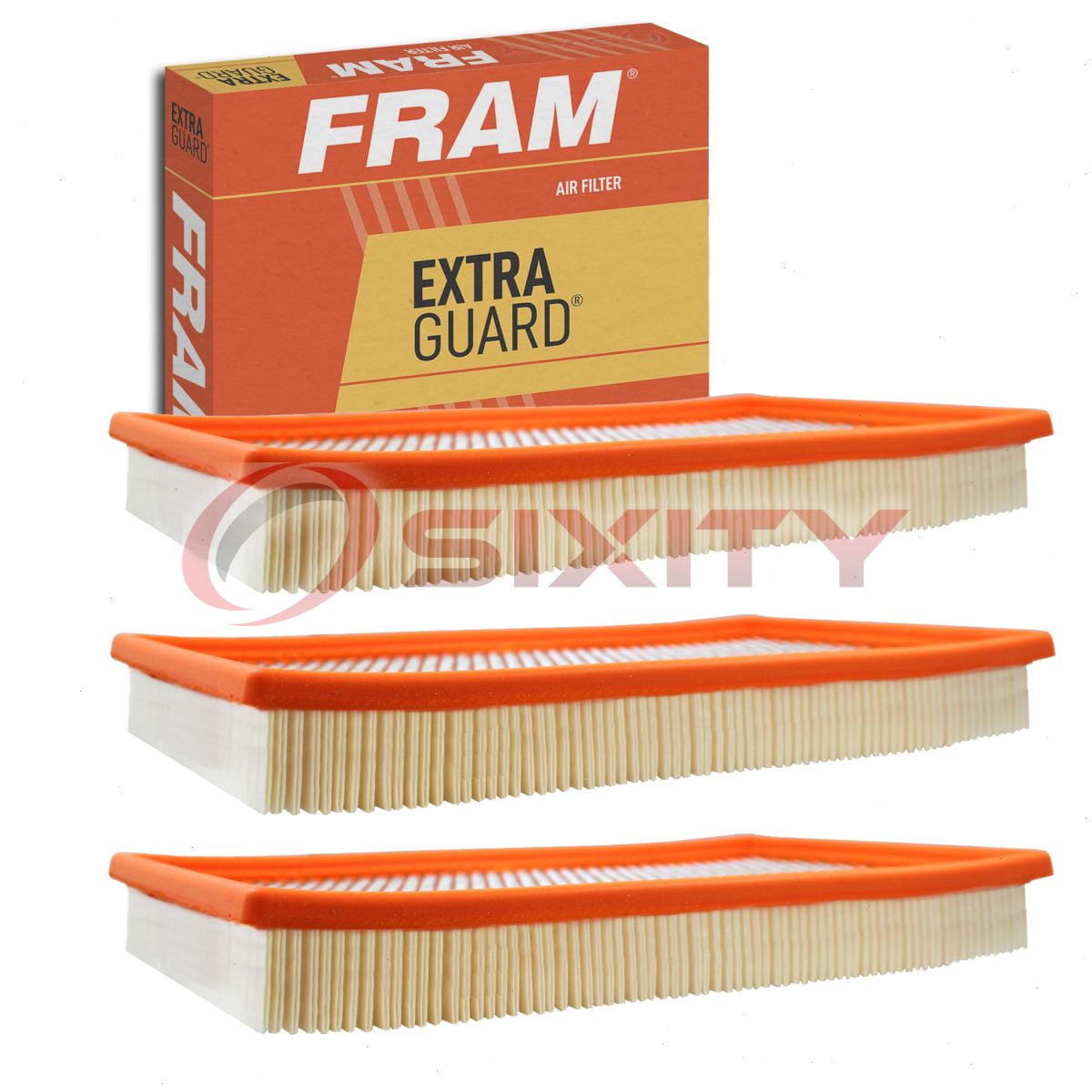 3 pc FRAM CA4309 Extra Guard Air Filters for 33-2014 A1129C A24339 A780 AF954 CA1129 CA4633 ...