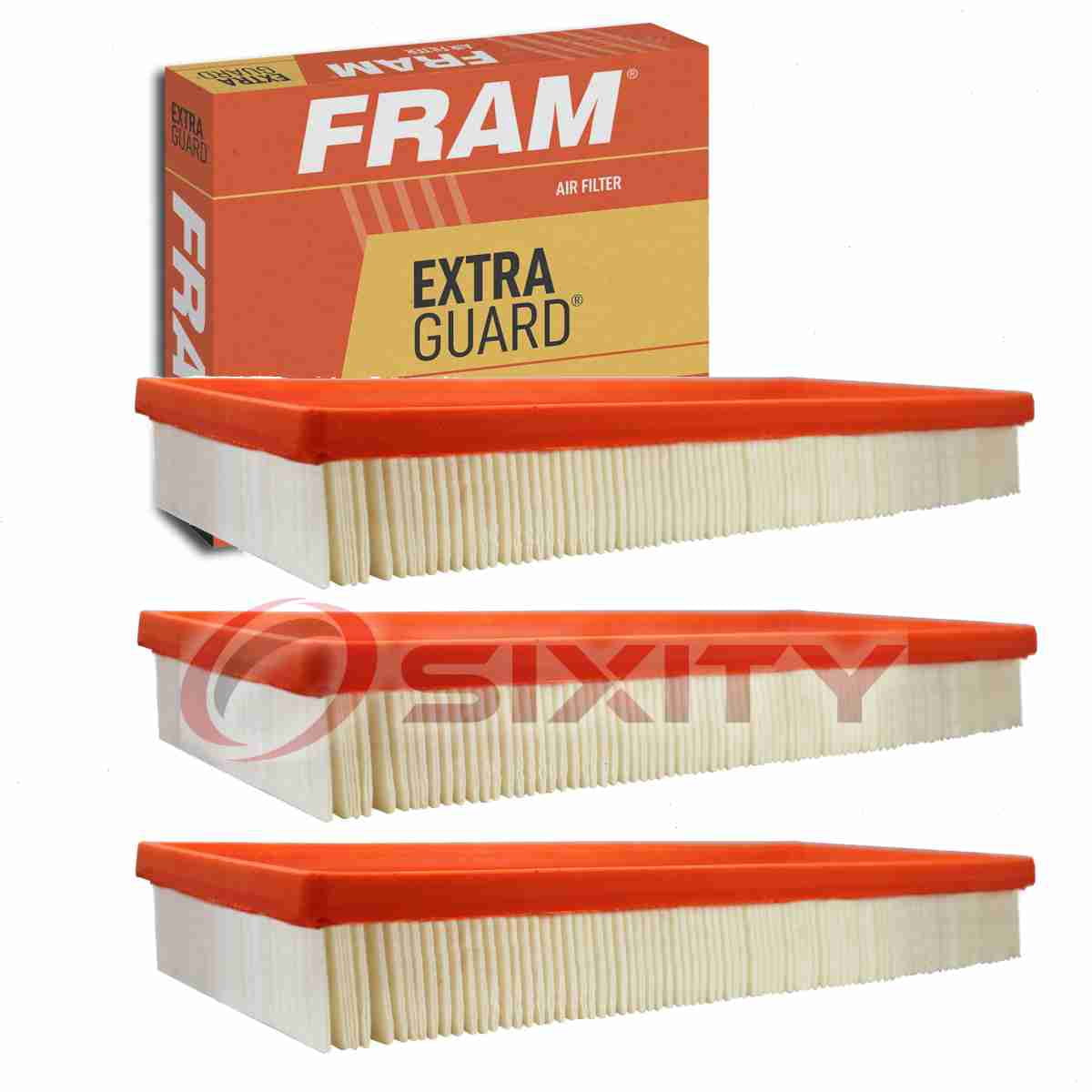 3 pc FRAM CA6366 Extra Guard Air Filters for 6021 70053N A1322C A34809 ...
