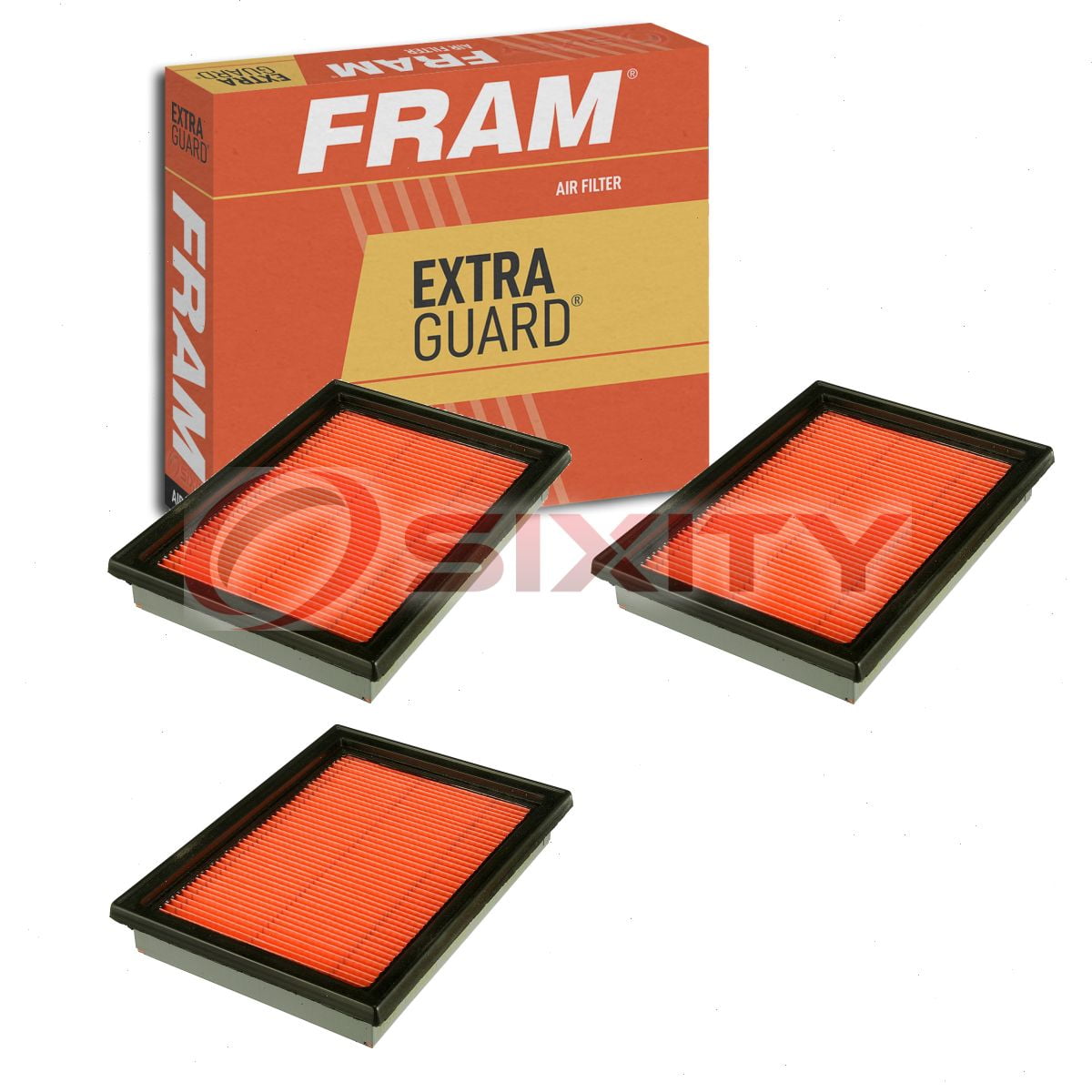 3 pc FRAM CA6900 Extra Guard Air Filters for 2791 42791 A1327C AF243 ...