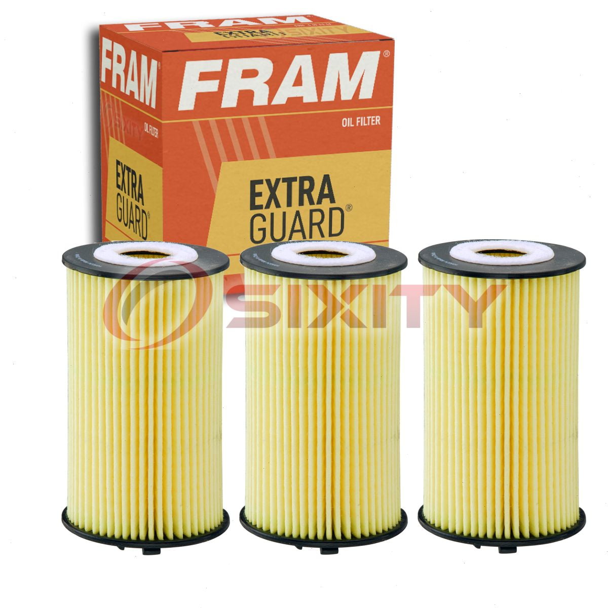 3 pc FRAM CH10246 Extra Guard Engine Oil Filters for 21-8015 E5202 ...