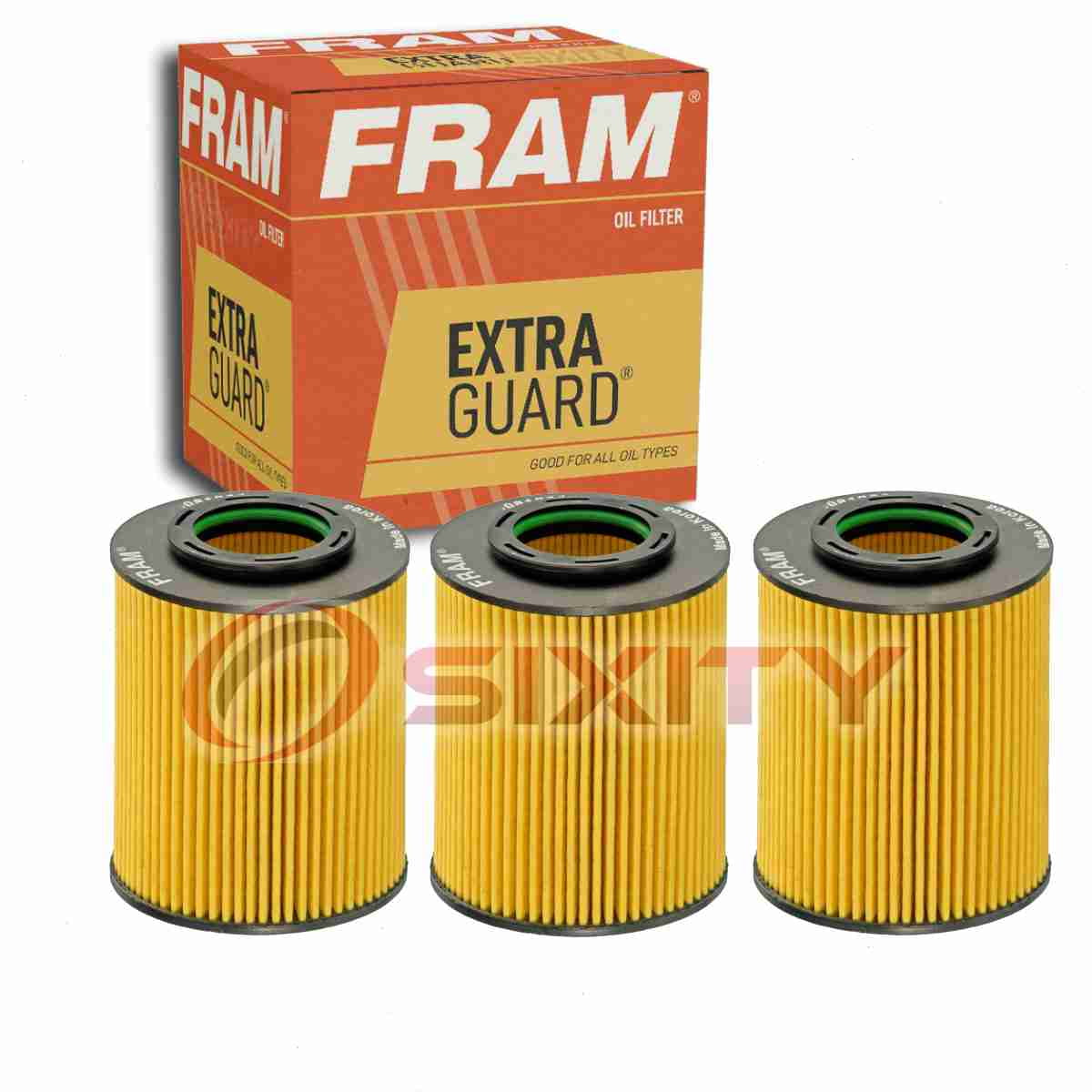 3 pc FRAM CH10323 Extra Guard Engine Oil Filters for 10-99200 15410-KF0 ...