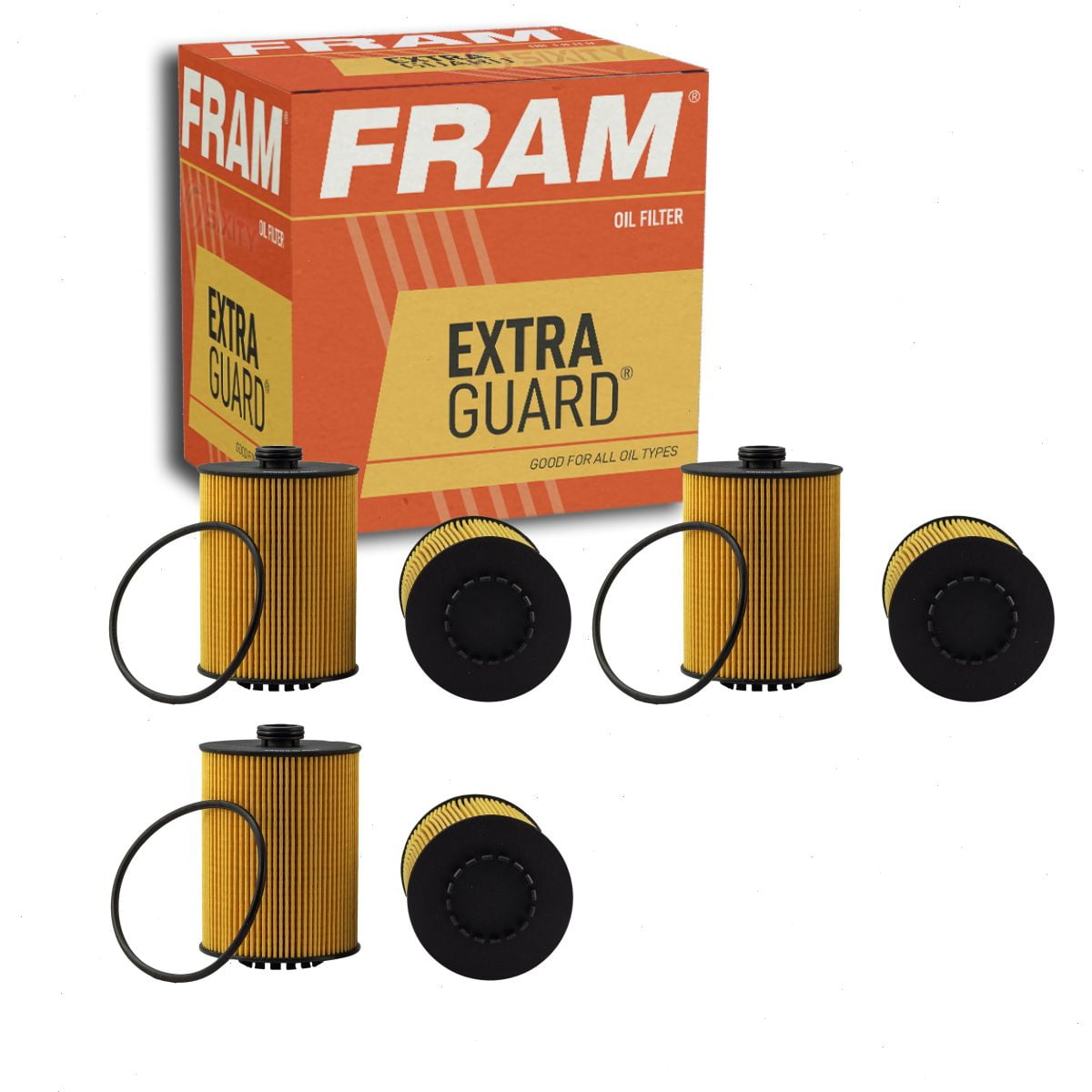 3 pc FRAM CH11242 Extra Guard Engine Oil Filters for 1H778 3107499 L623 ...