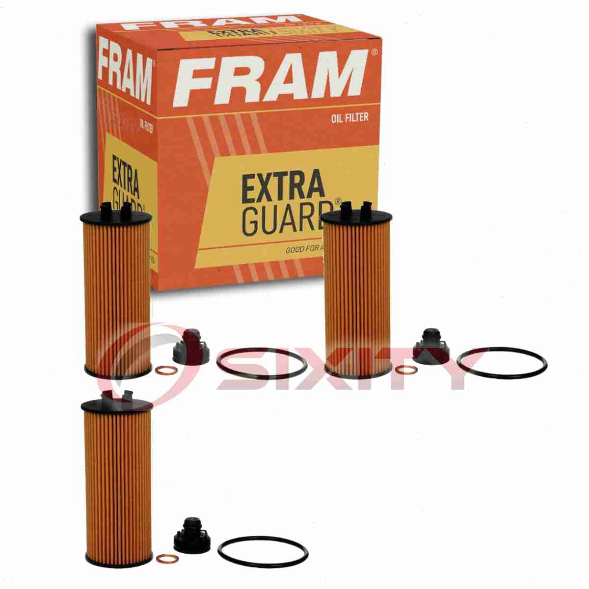 FRAM CH11885 Extra Guard Engine Oil Filters, 3 pc set, Fits 2016-2019 ...