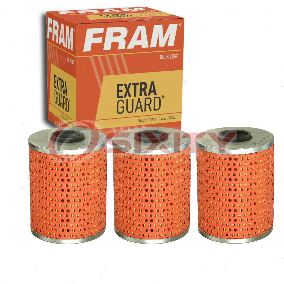 3 pc FRAM CH5320 Extra Guard Engine Oil Filters for 8C3Z-9N184-C ...