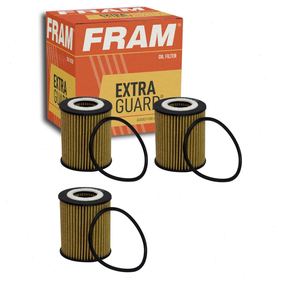 3 pc FRAM CH8806 Extra Guard Engine Oil Filters for 1377046 4907 ...