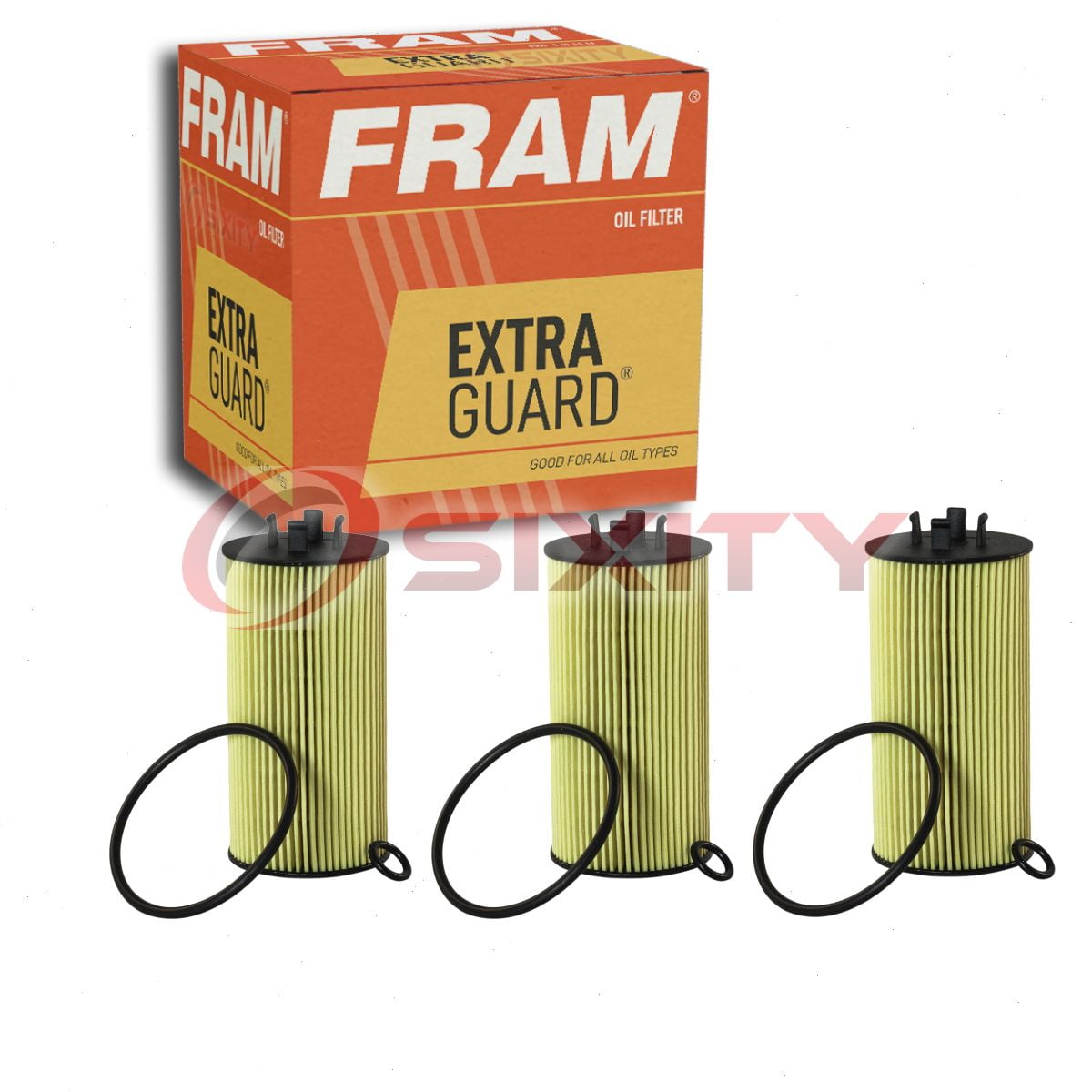 3 pc FRAM CH9447 Extra Guard Engine Oil Filters for 12337210 18236 ...