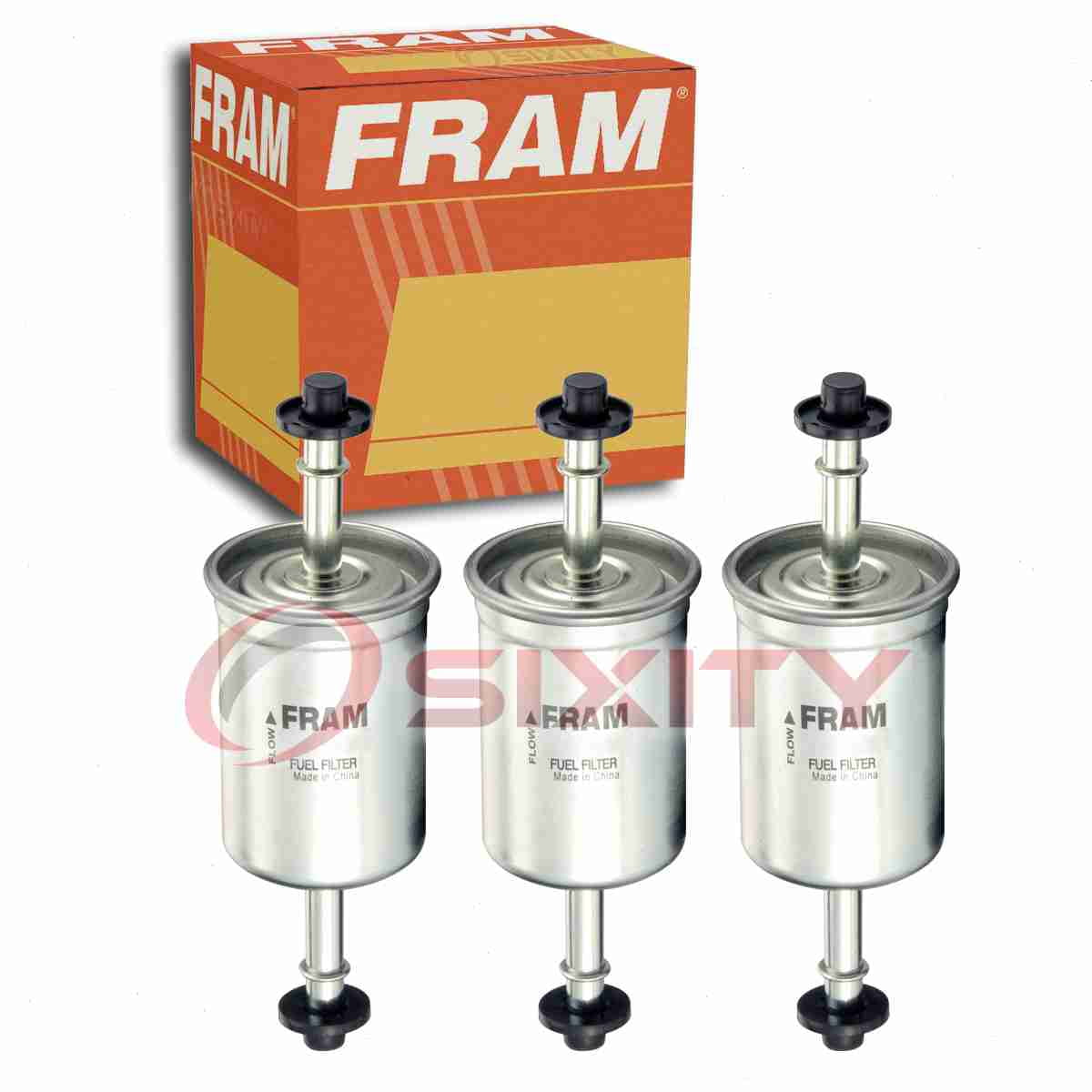 3 pc FRAM G10166 Fuel Filters for 33324 G486 GF610 GF872 Gas Pump Line ...