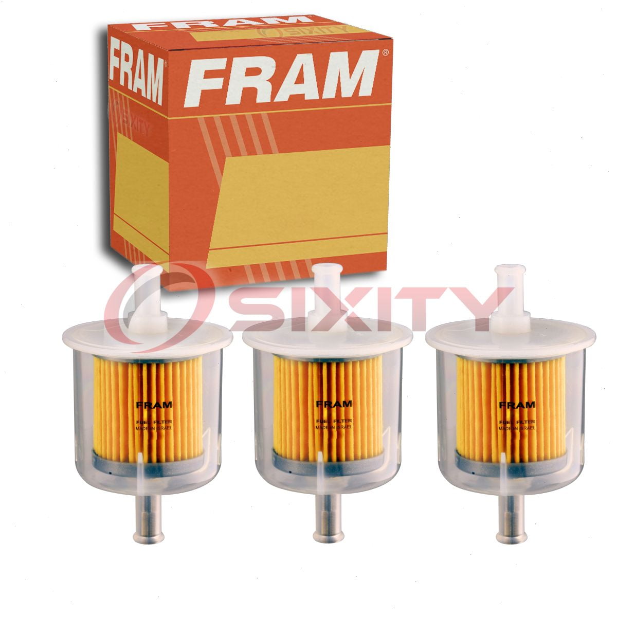 3 pc FRAM G12 Fuel Filters for ALG-894/2 E9BZ-9155-A FF689 G497 GF226 ...