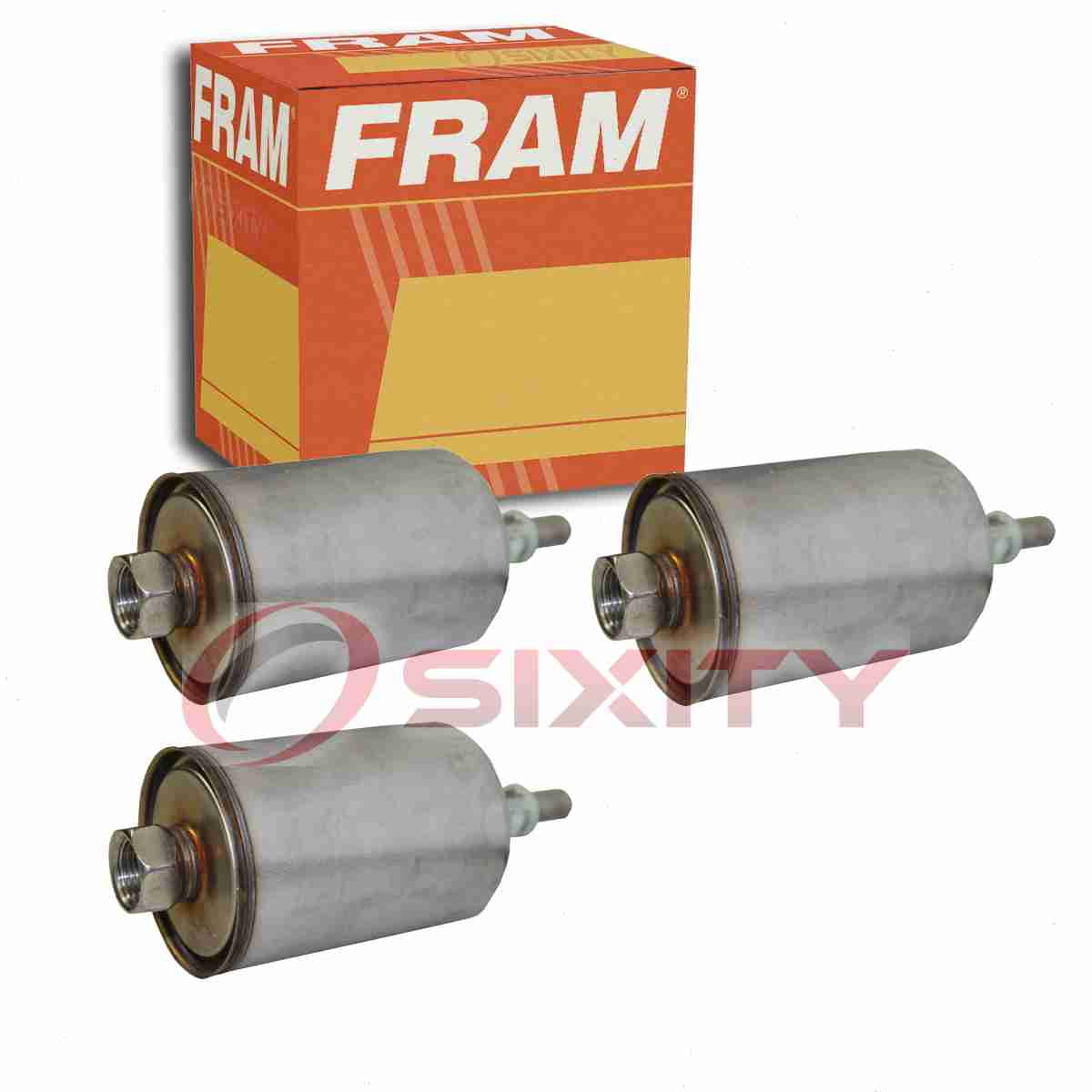 3 pc FRAM G7315 Fuel Filters for 16900-SL5-A31 F54828 Gas Pump Line Air ...