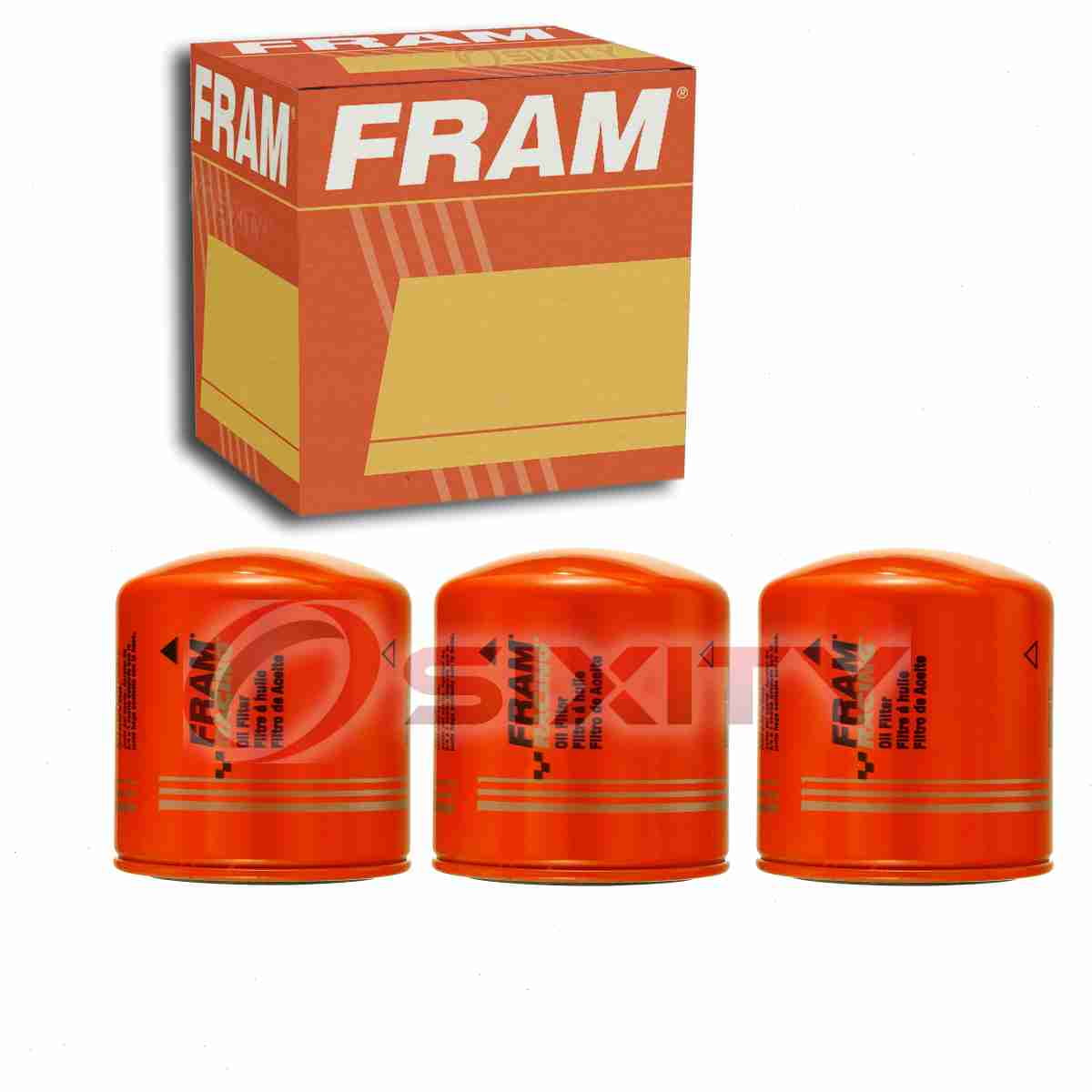 3 pc FRAM HP3 Engine Oil Filters for 3I-1213 A39868 FF994 TP919 Oil ...