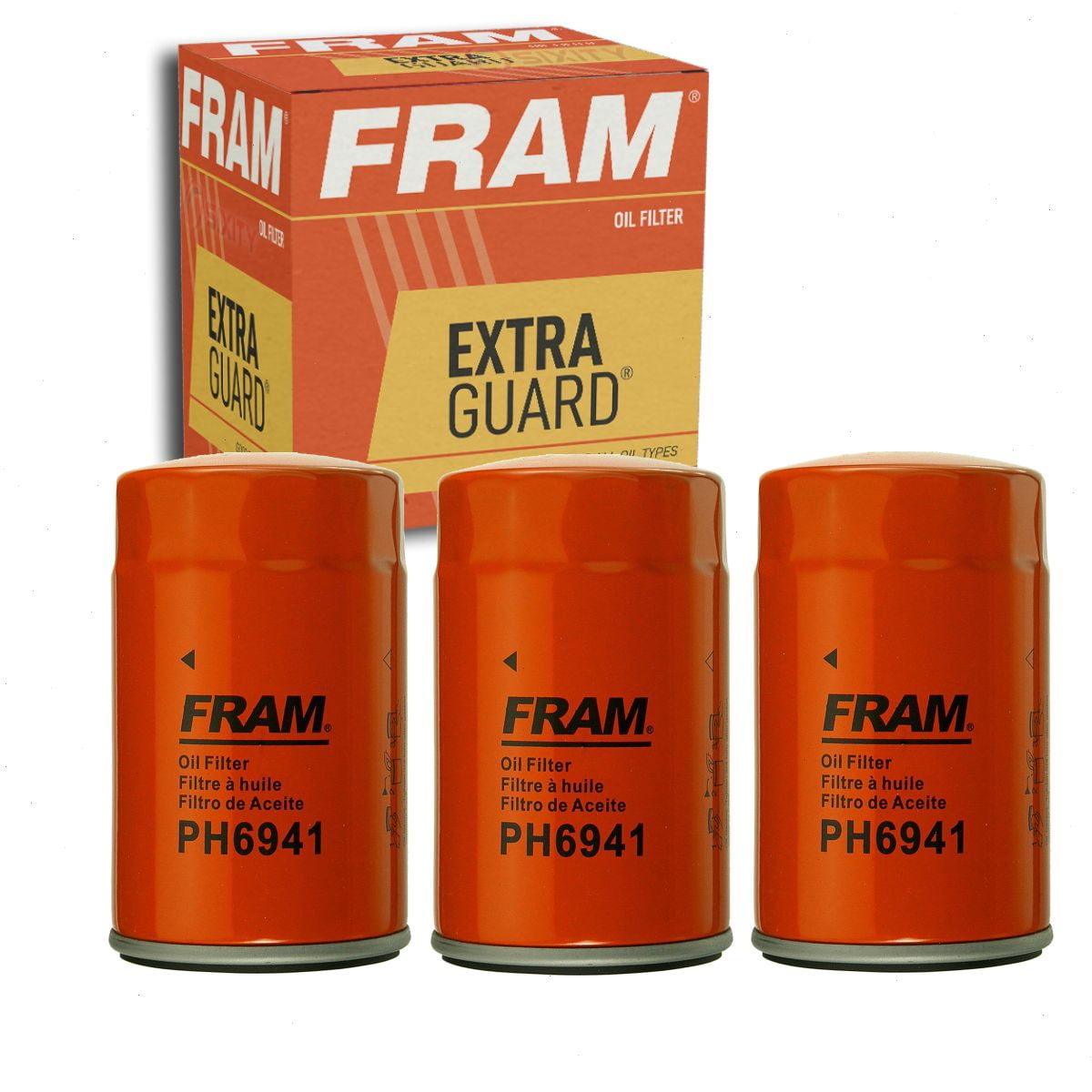 3 pc FRAM PH6941 Extra Guard Engine Oil Filters for BF1359-SP D300 ...