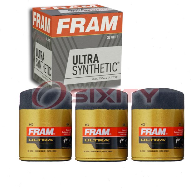3 pc FRAM XG3682 Ultra Engine Oil Filters for 42989 B23164M FA 1060-DP ...