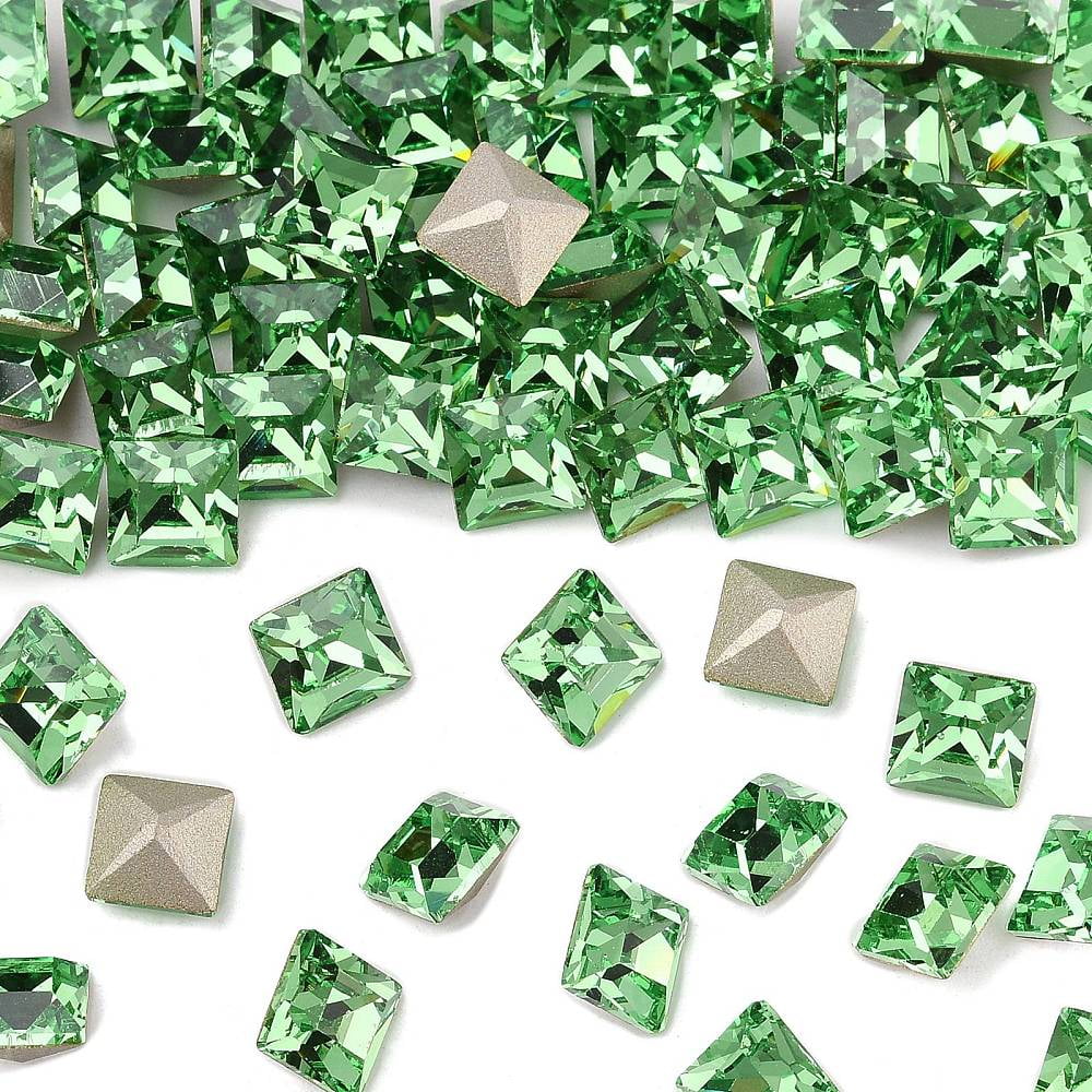 3 pc Preciosaeg MAXIMA Fancy Stones Czech 435 23 615 Square Dura ...