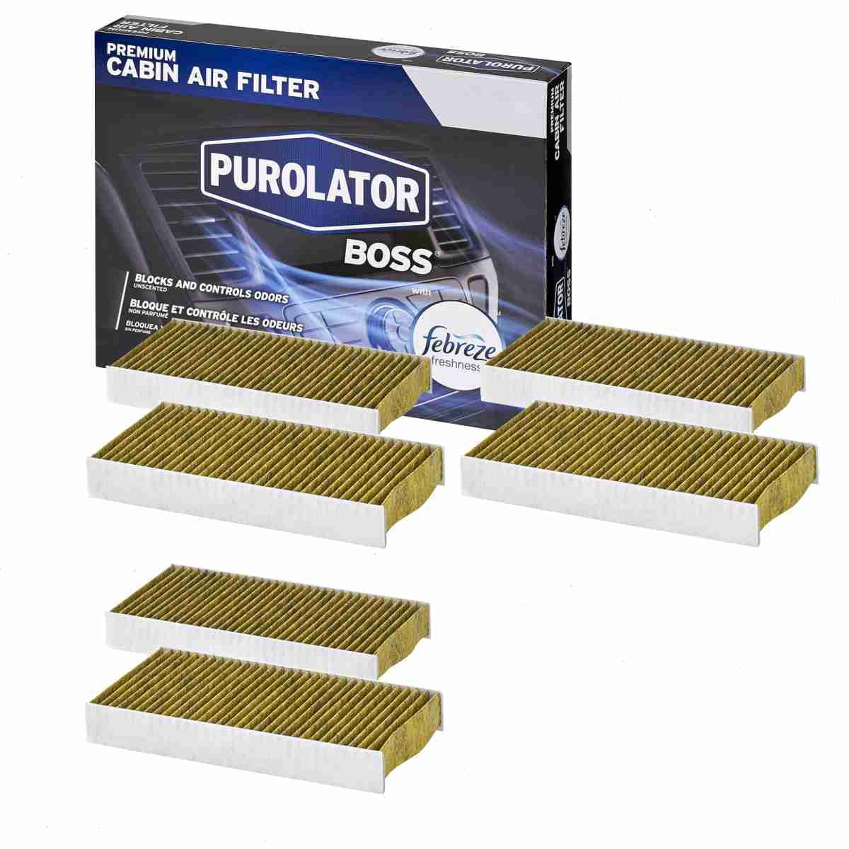 3 pc Purolator BOSS PBC15439 Cabin Air Filters for HVAC Heating ...