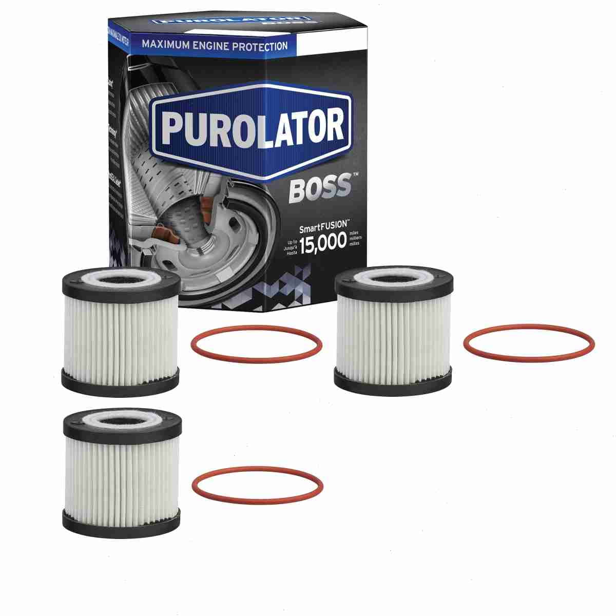 3 pc Purolator BOSS PBL16311 Engine Oil Filters for Oil Change ...