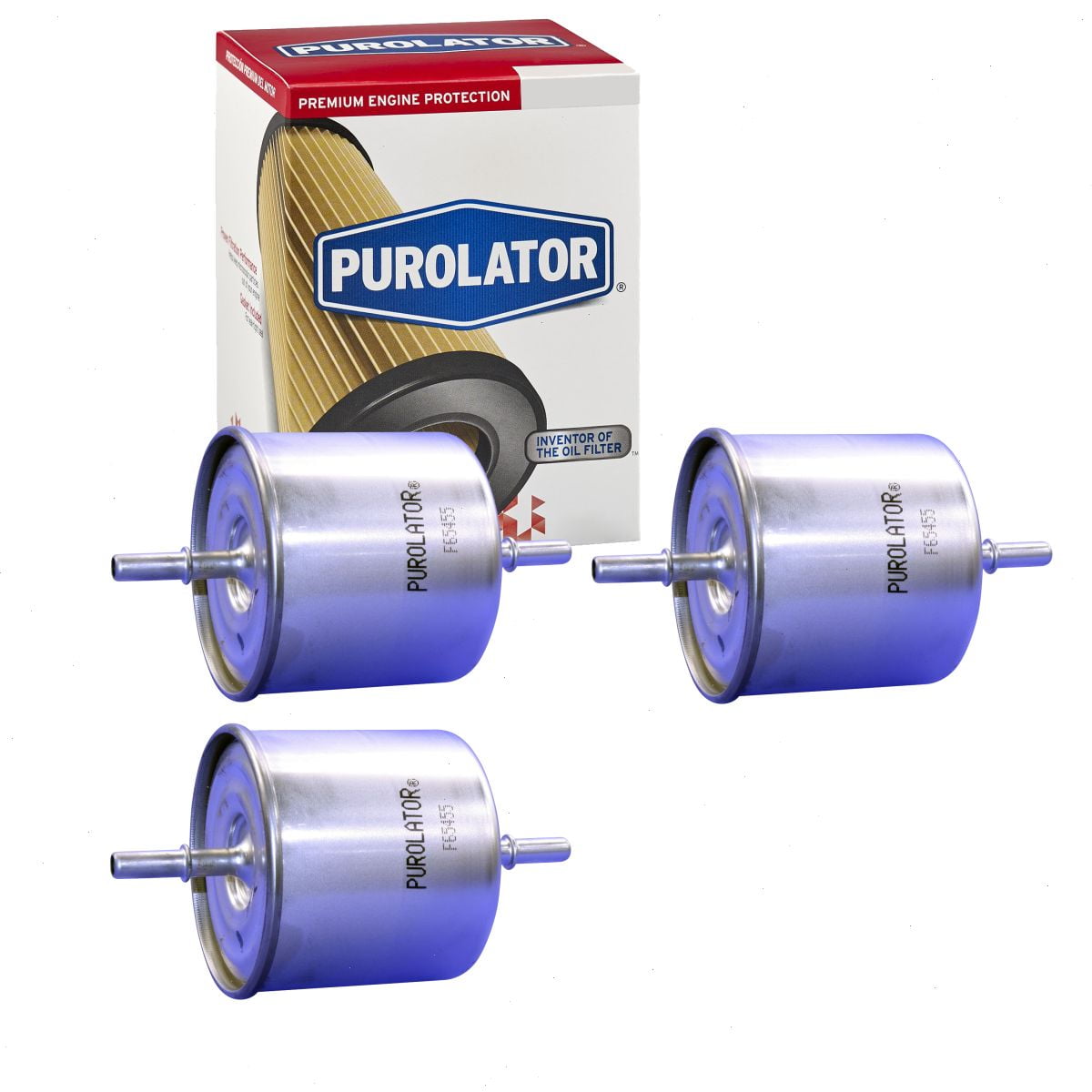 3 pc Purolator F65455 Fuel Filters for 33097 33097MP 86097 ALG-880/2 ...