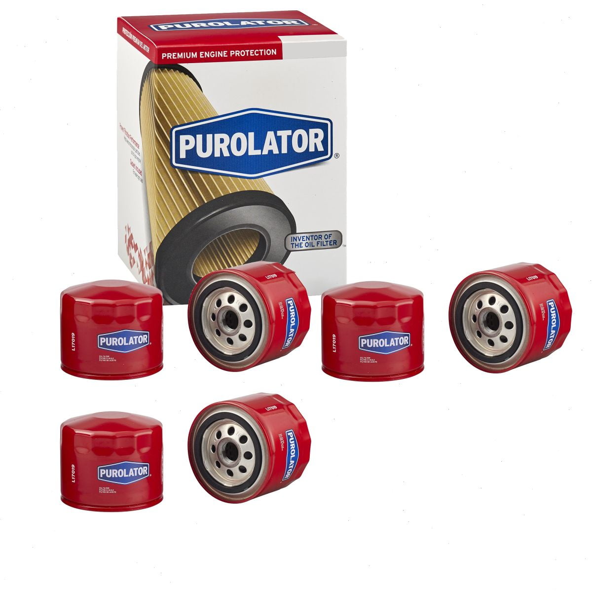 3 pc Purolator L17019 Engine Oil Filters for 61311 Oil Change Lubricant ...