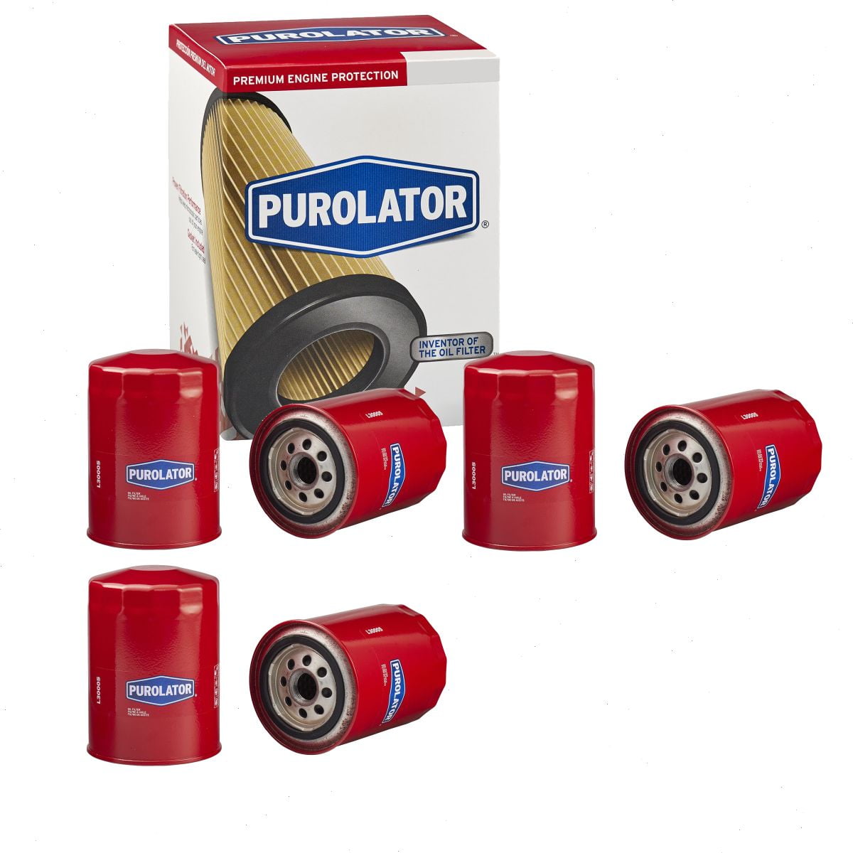 3 pc Purolator L30005 Engine Oil Filters for Oil Change Lubricant ...