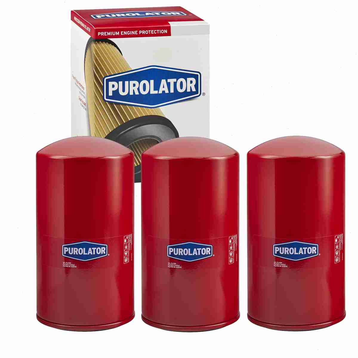 3 pc Purolator L44872 Engine Oil Filters for 61734 Oil Change Lubricant ...