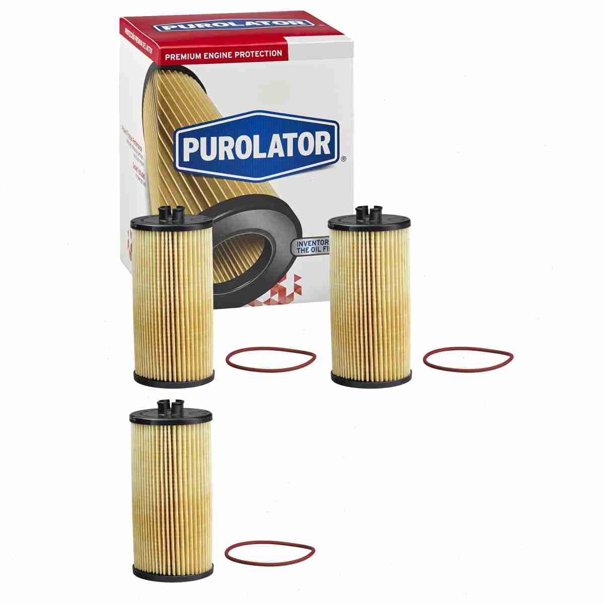 3 pc Purolator L45526 Engine Oil Filters for Oil Change Lubricant ...