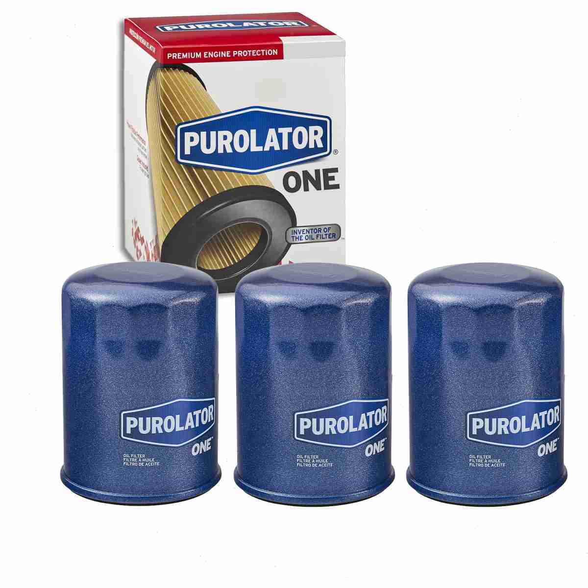 3 pc Purolator ONE PL14610 Engine Oil Filters for Oil Change Lubricant ...
