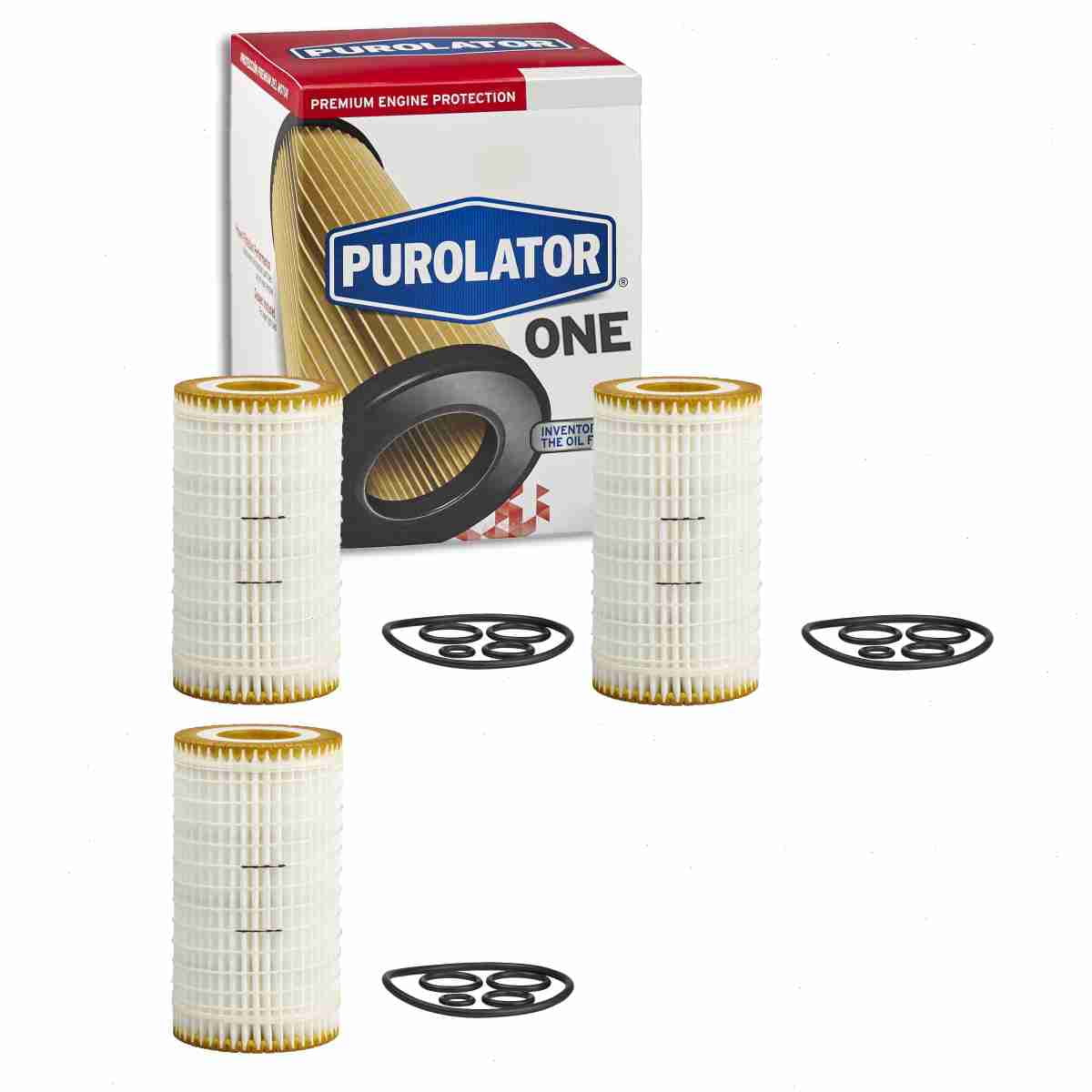 3 pc Purolator ONE PL25277 Engine Oil Filters for Oil Change Lubricant ...