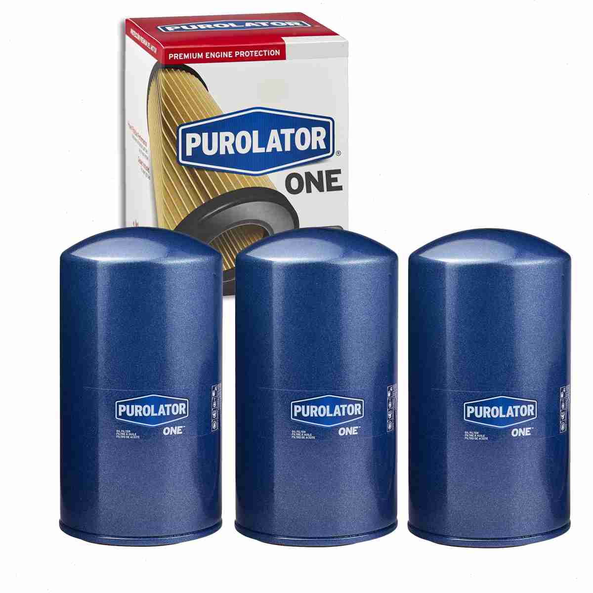 3 pc Purolator ONE PL44872 Engine Oil Filters for Oil Change Lubricant ...