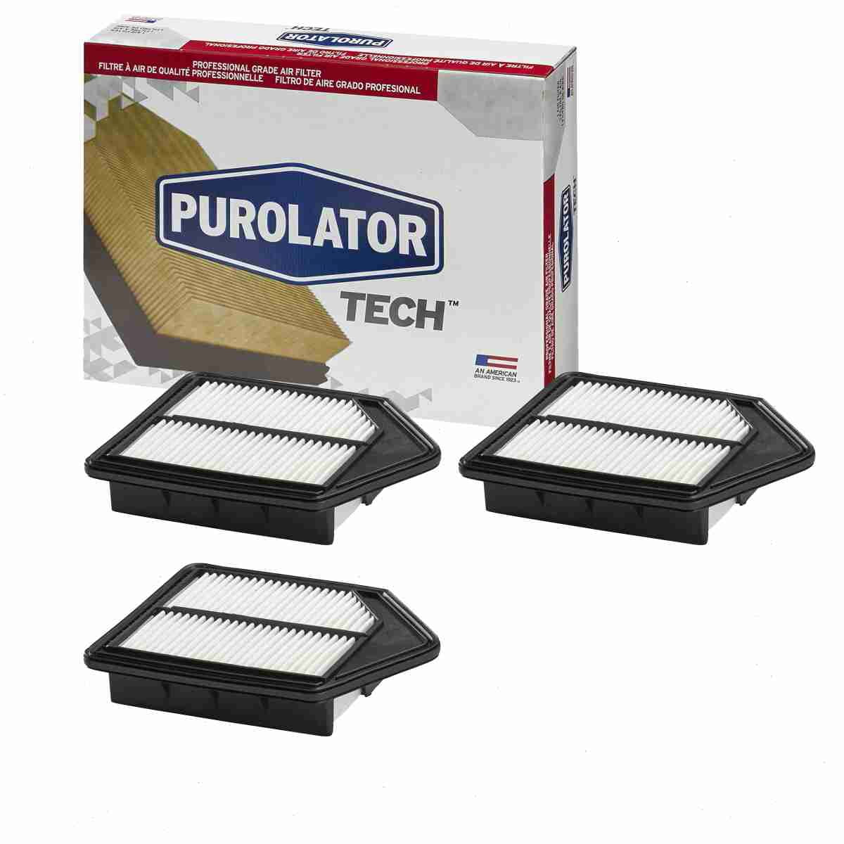 3 pc Purolator TECH TA26119 Air Filters for 29230 49230 9230 AF4067 ...