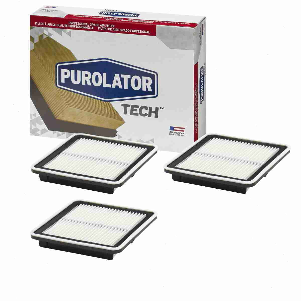 3 pc Purolator TECH TA35592 Air Filters for 16546-AA090 16546-AA10A ...