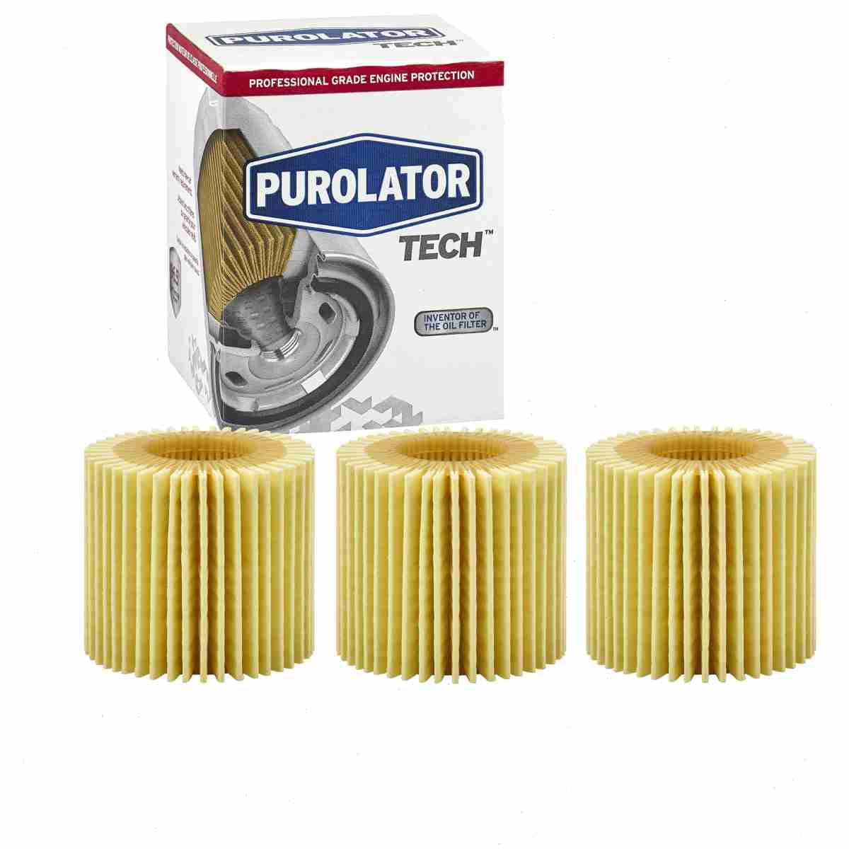 Purolator TECH TL16311 Engine Oil Filters, 3 pc Replacement for Toyota ...