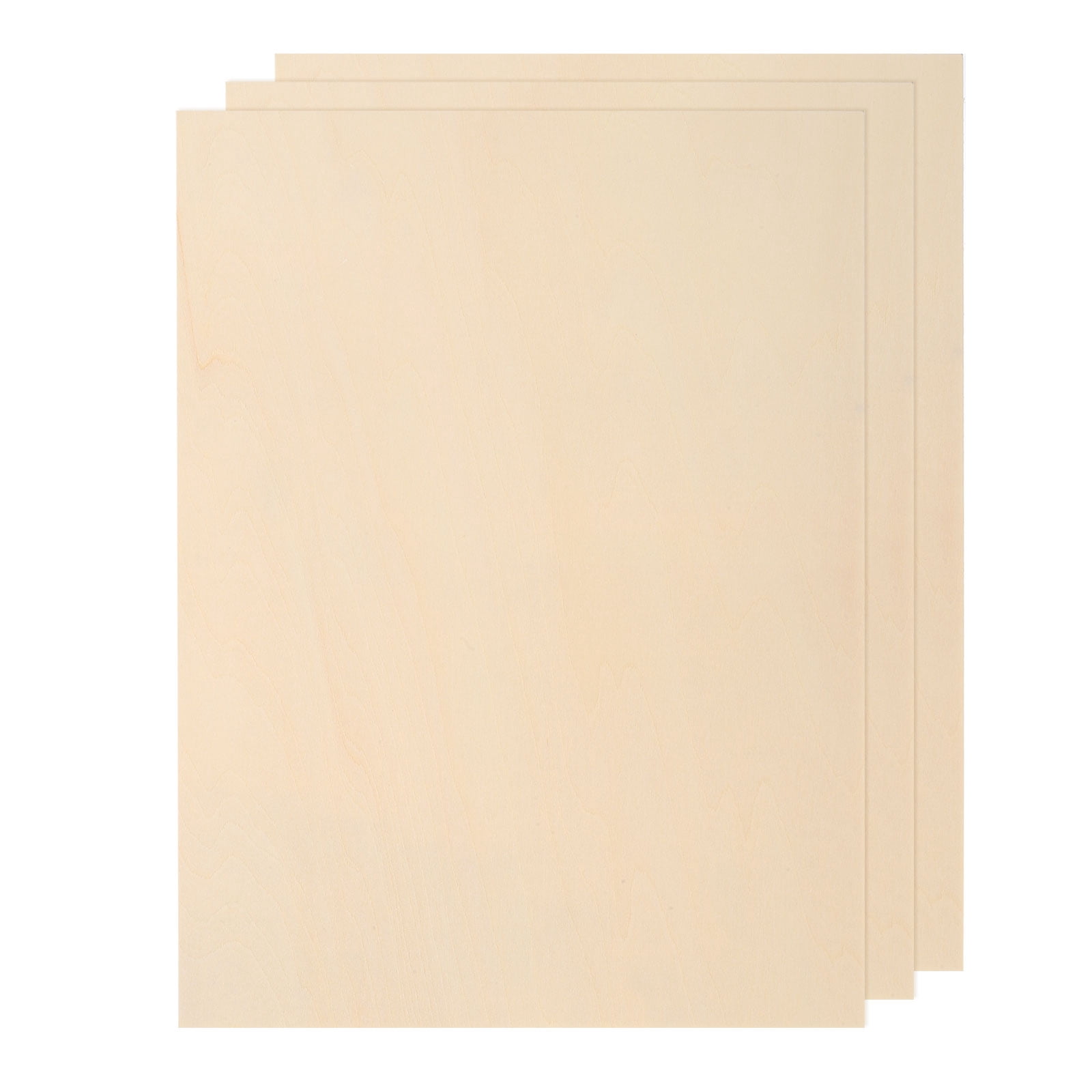3 pcs Basswood Sheets 8 x 6 x 5/64 Inch Unfinished Wood Boards Plywood ...