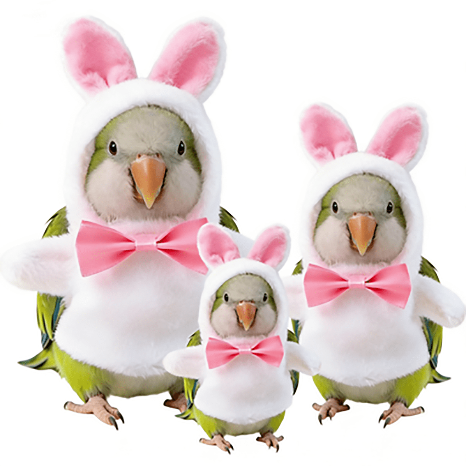 3 pcs Bunny Design Parrot Cloak - Adjustable Windproof Bird Cosplay ...