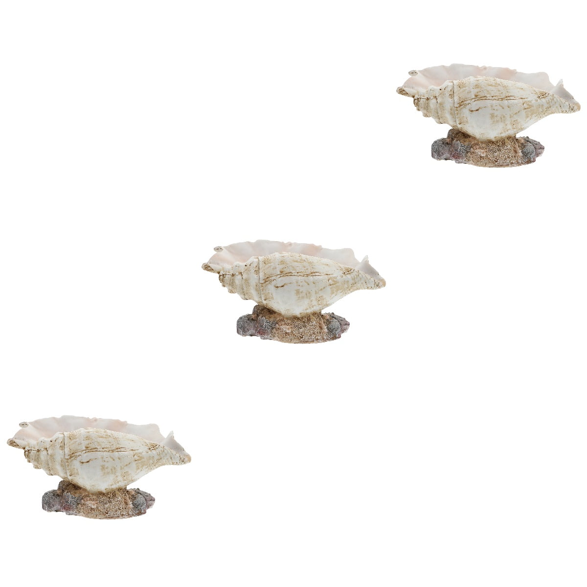 3 pcs Conch Flowerpot Conch Design Planter Simulation Conch Succulent ...