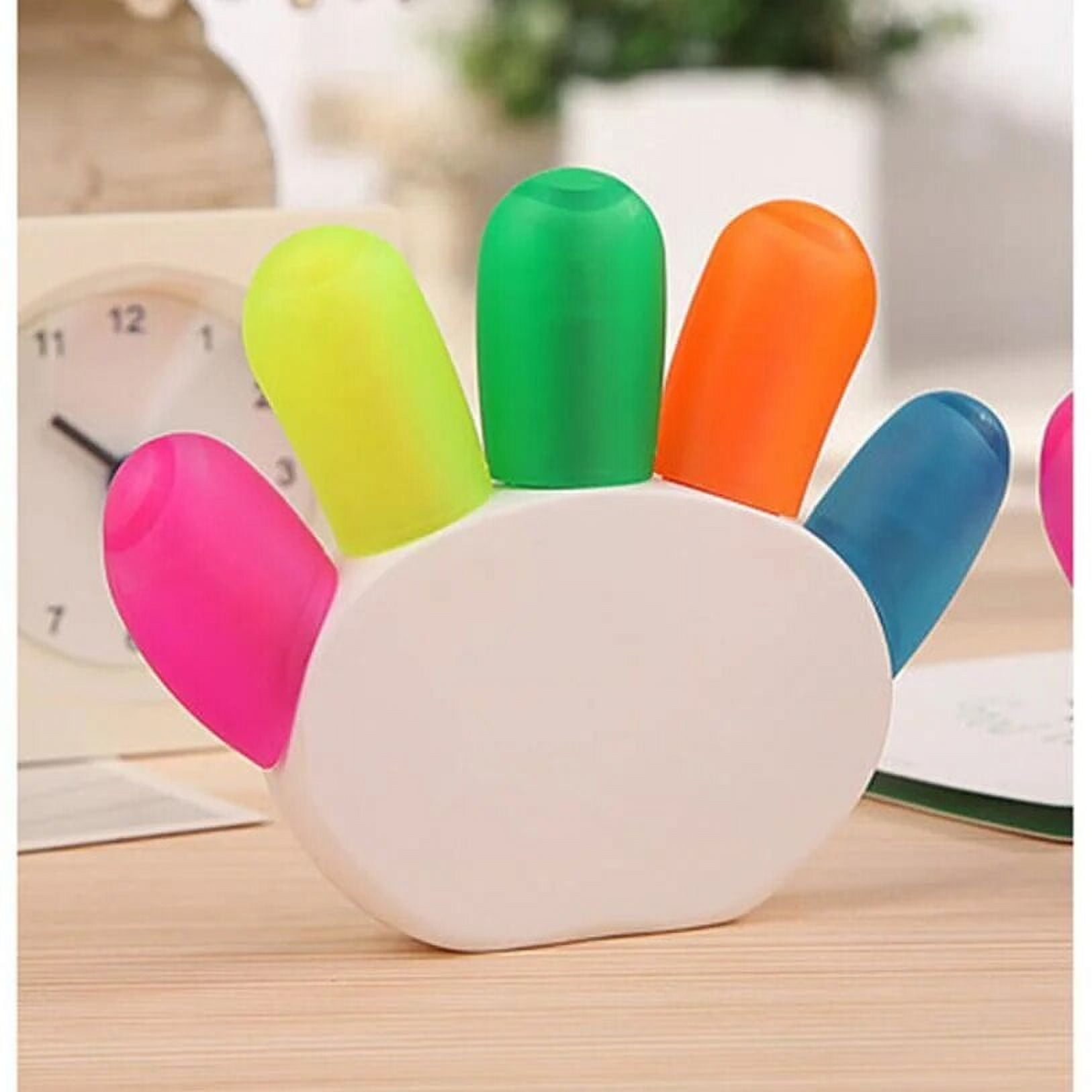 3 pcs Cute Creative Highlighter Pen Kawaii Finger Star Marker Pens ...