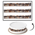 3 pcs Dark Study Room Book Shelf Cake Strips Edible birthday cake ...