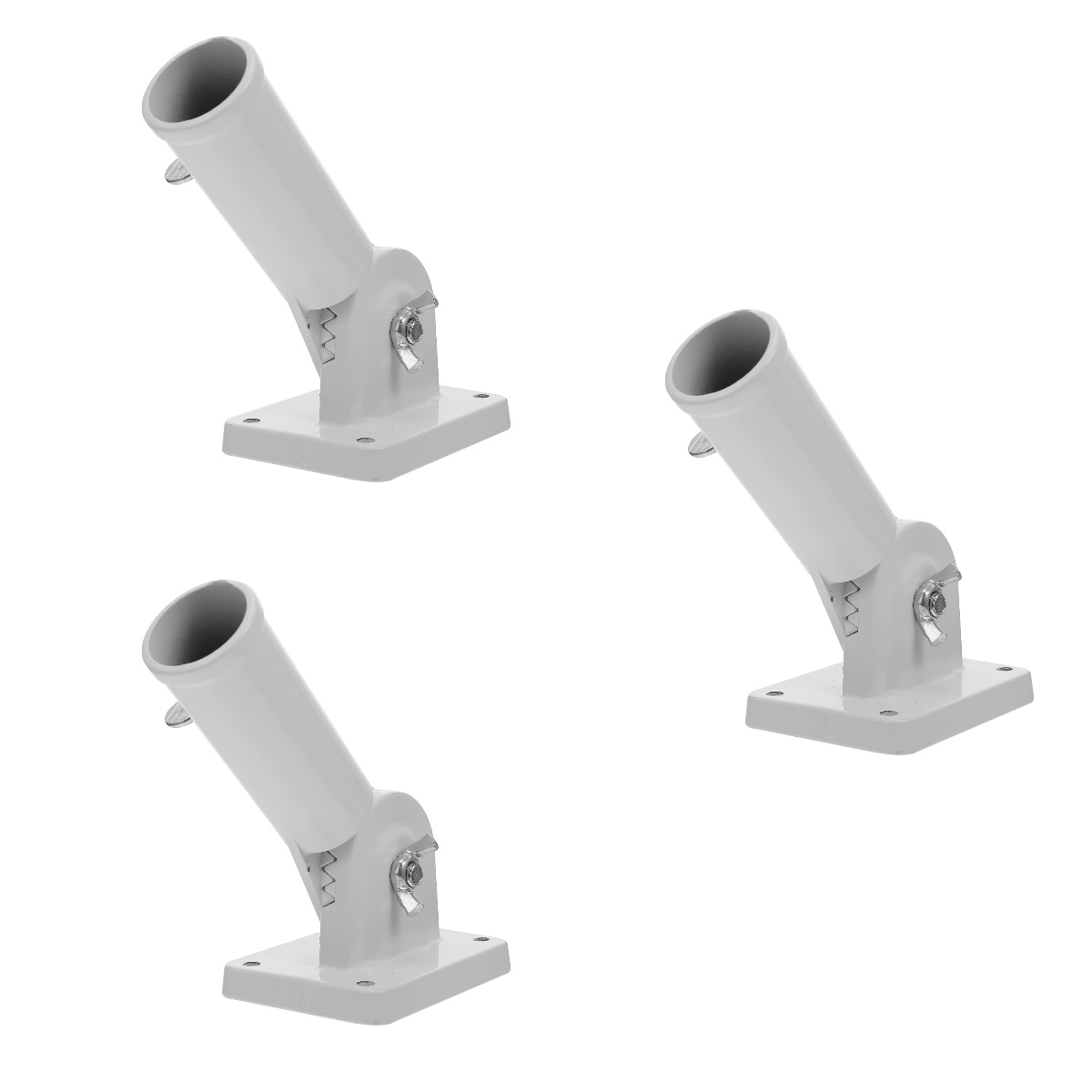 3 pcs Flagpole Display Holder Adjustable Flag Pole Bracket Flag Pole ...